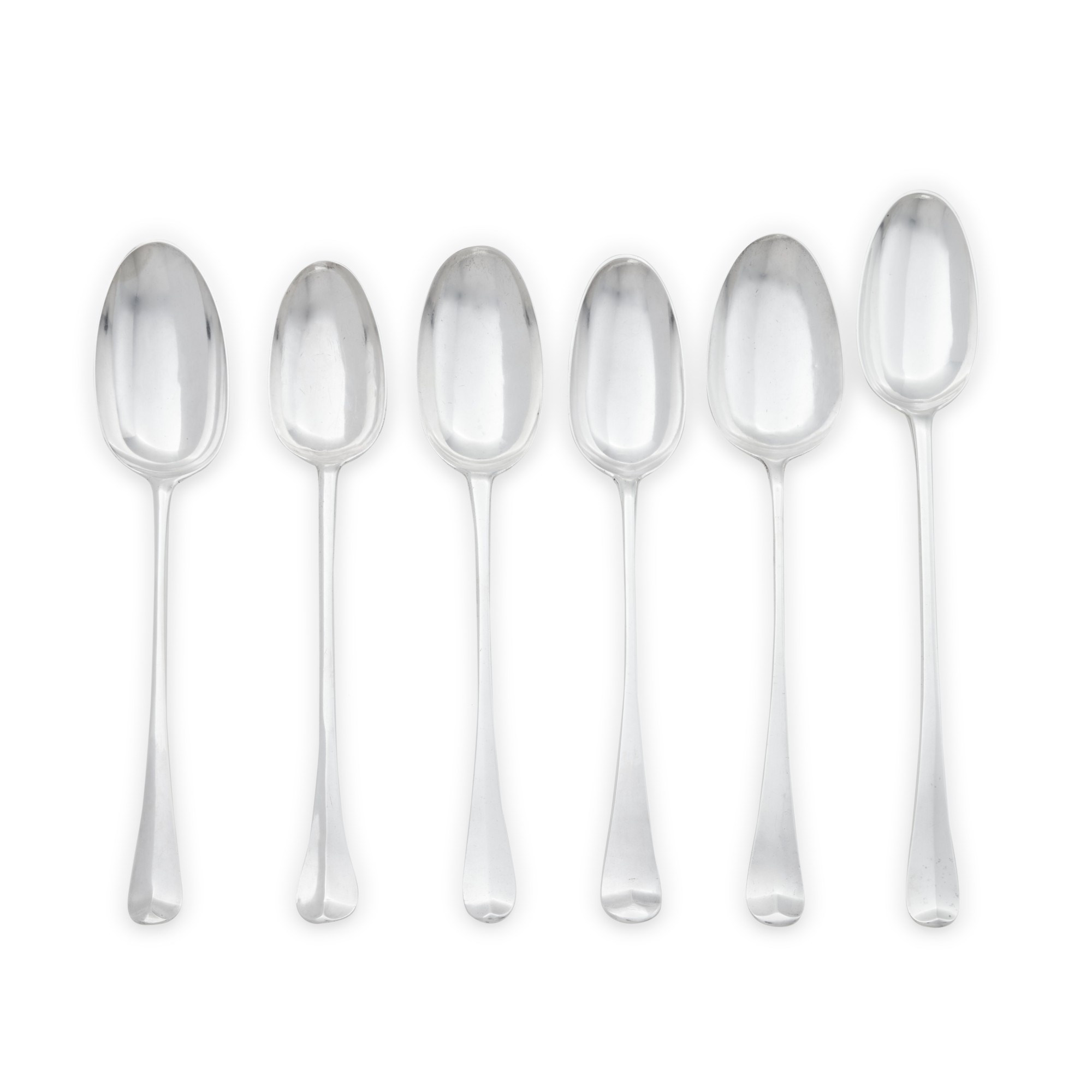 Six 18th century Silver Basting Spoons, most London, 1726-c. 1750 | The ...