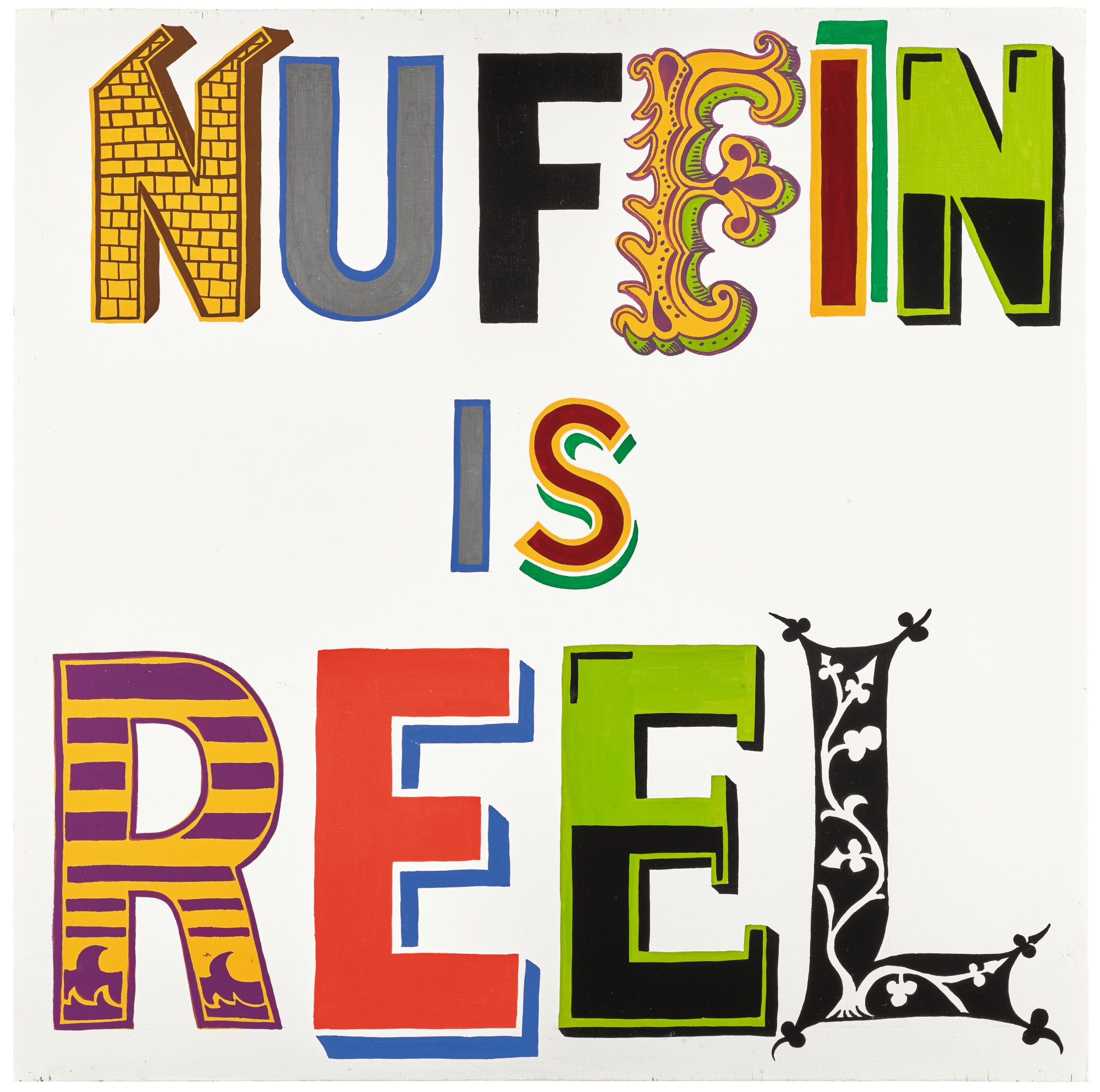 BOB AND ROBERTA SMITH | NUFFIN IS REEL | Made in Britain | 2020 | Sotheby's