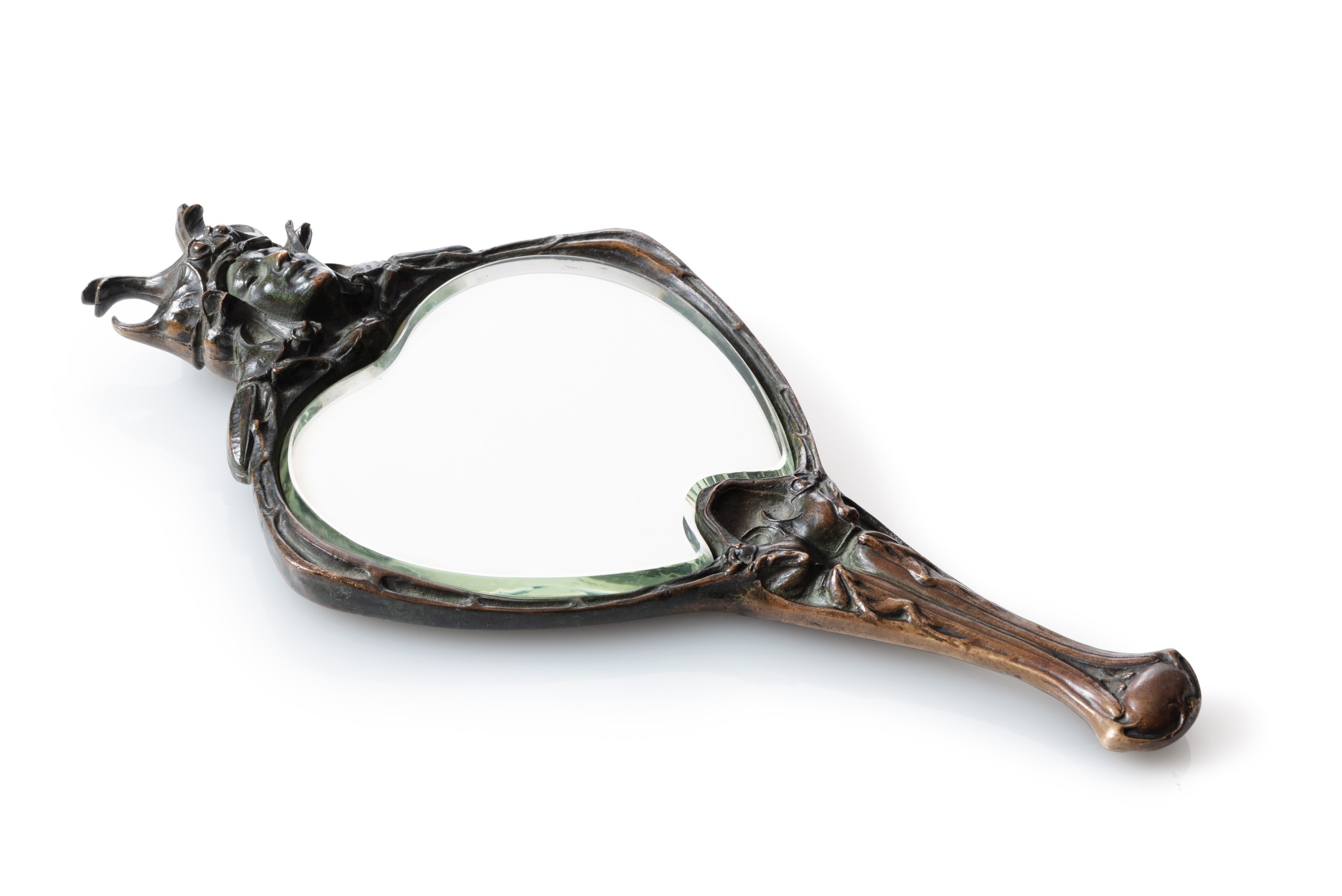 Face à mains, "Lucanes" | Hand mirror, 'Lucanes' | Claude H. Sorbac ...