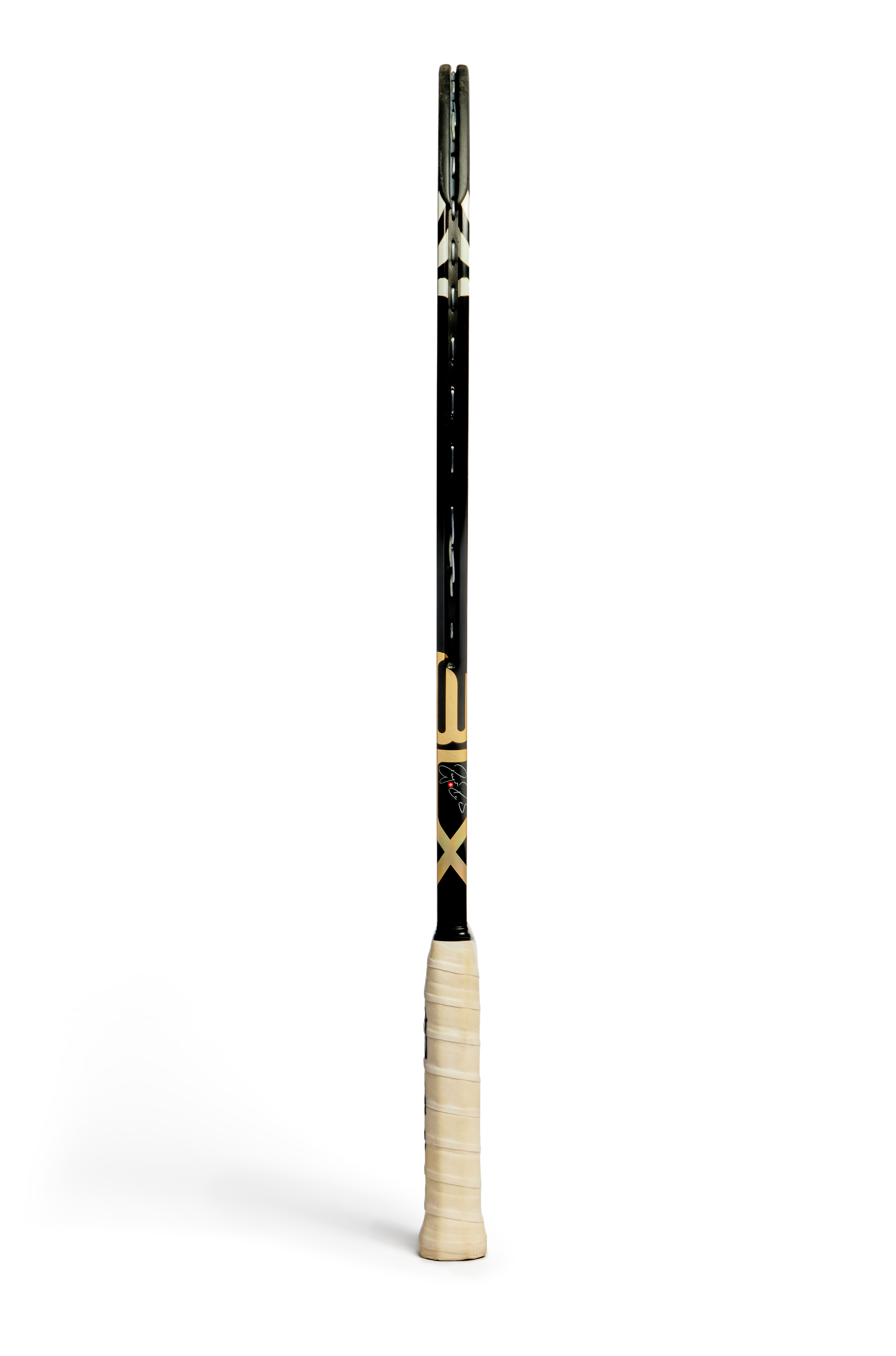 Roger Federer 2011 French Open Finals Match Used & Signed Racquet ...