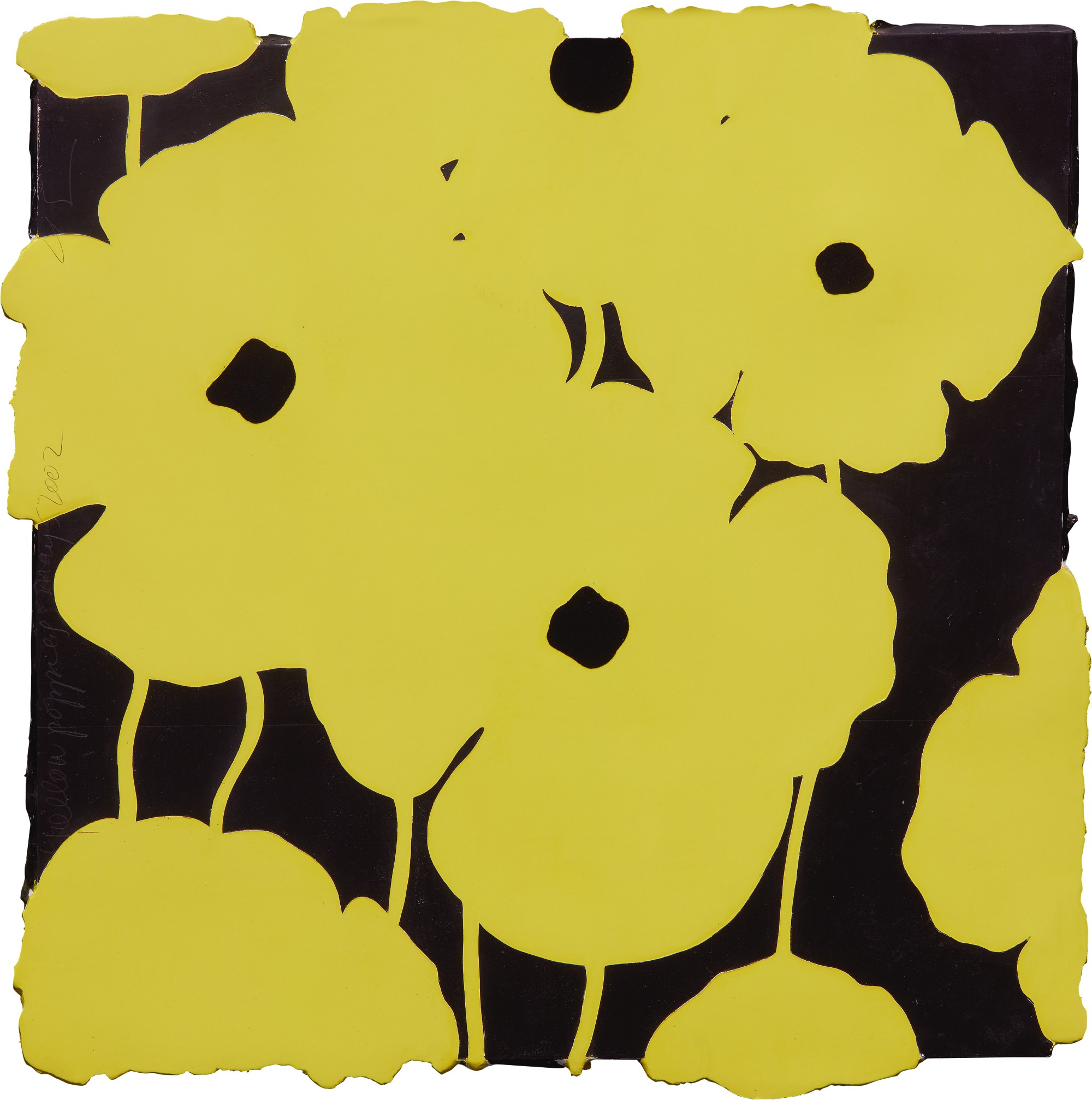 DONALD SULTAN | YELLOW POPPIES | Contemporary Art | 2020 | Sotheby's