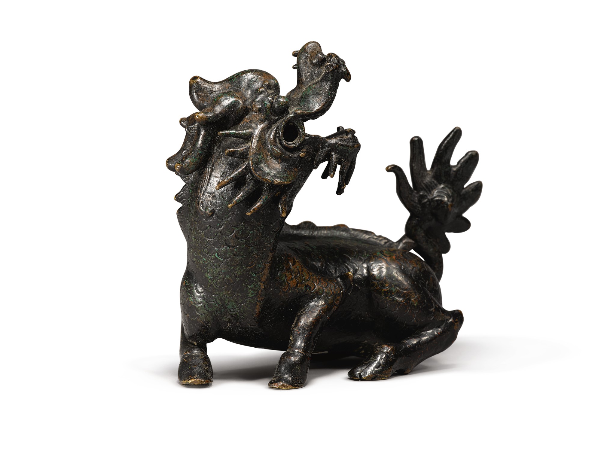 A bronze figure of a 'mythical beast', Qing dynasty, 19th century | The ...