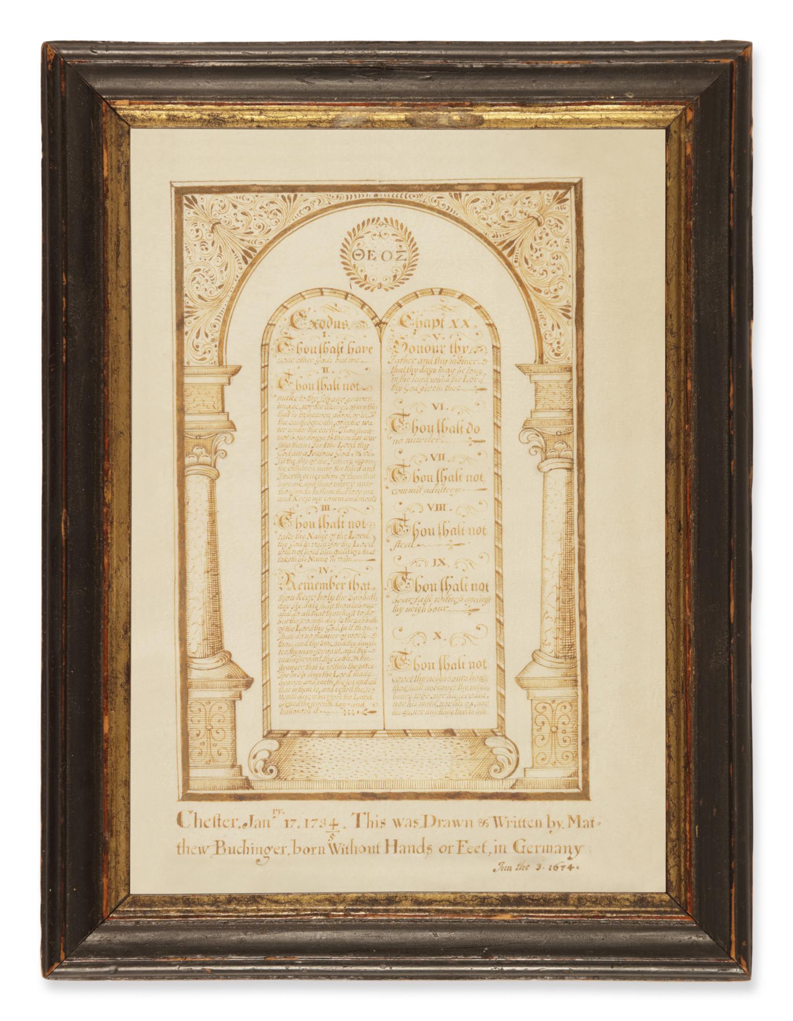 Buchinger, Matthias | A fine example of the staple of Buchinger's ...