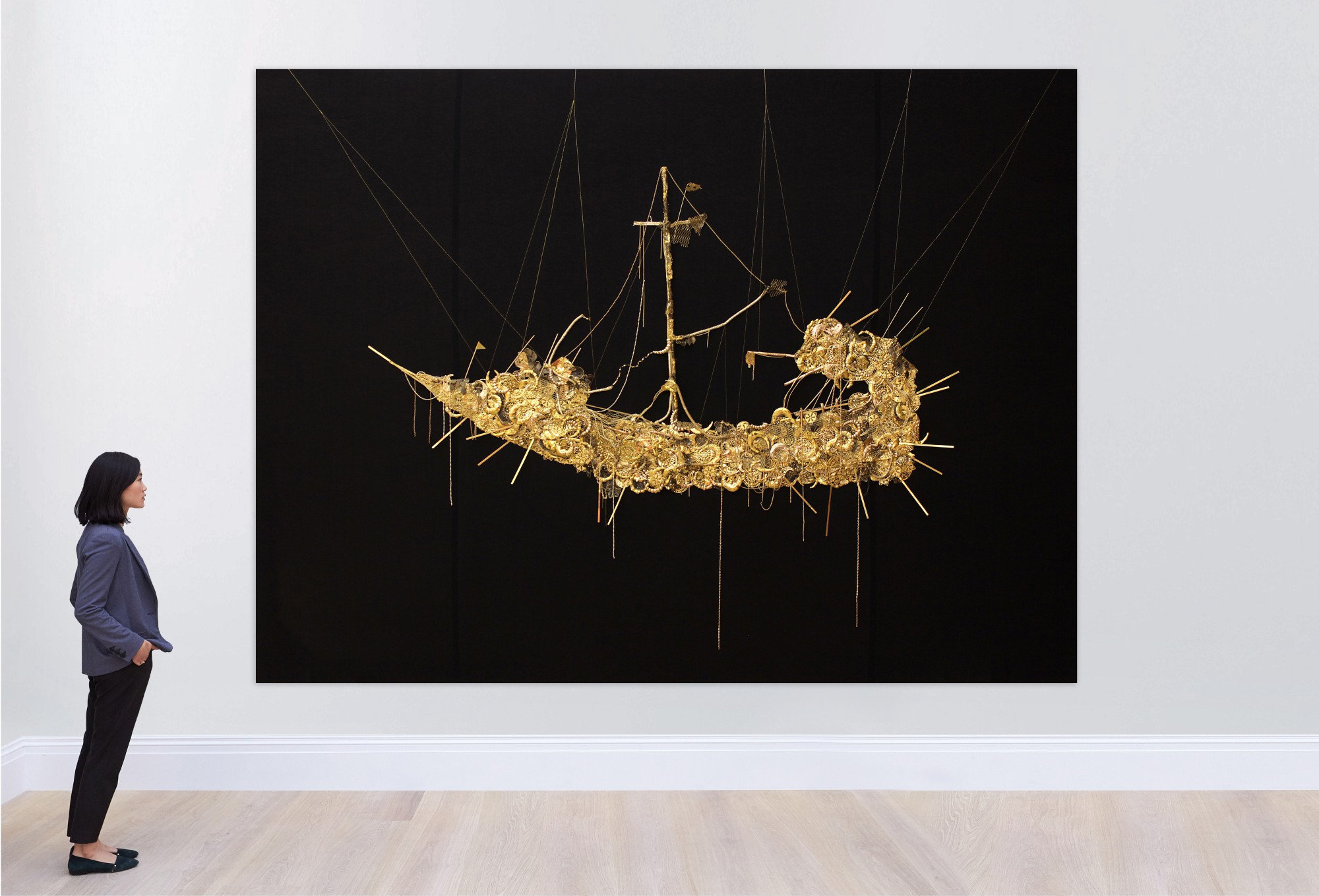 Hew Locke, b. 1959 | The Crossing | Worlds within Worlds | Works from ...