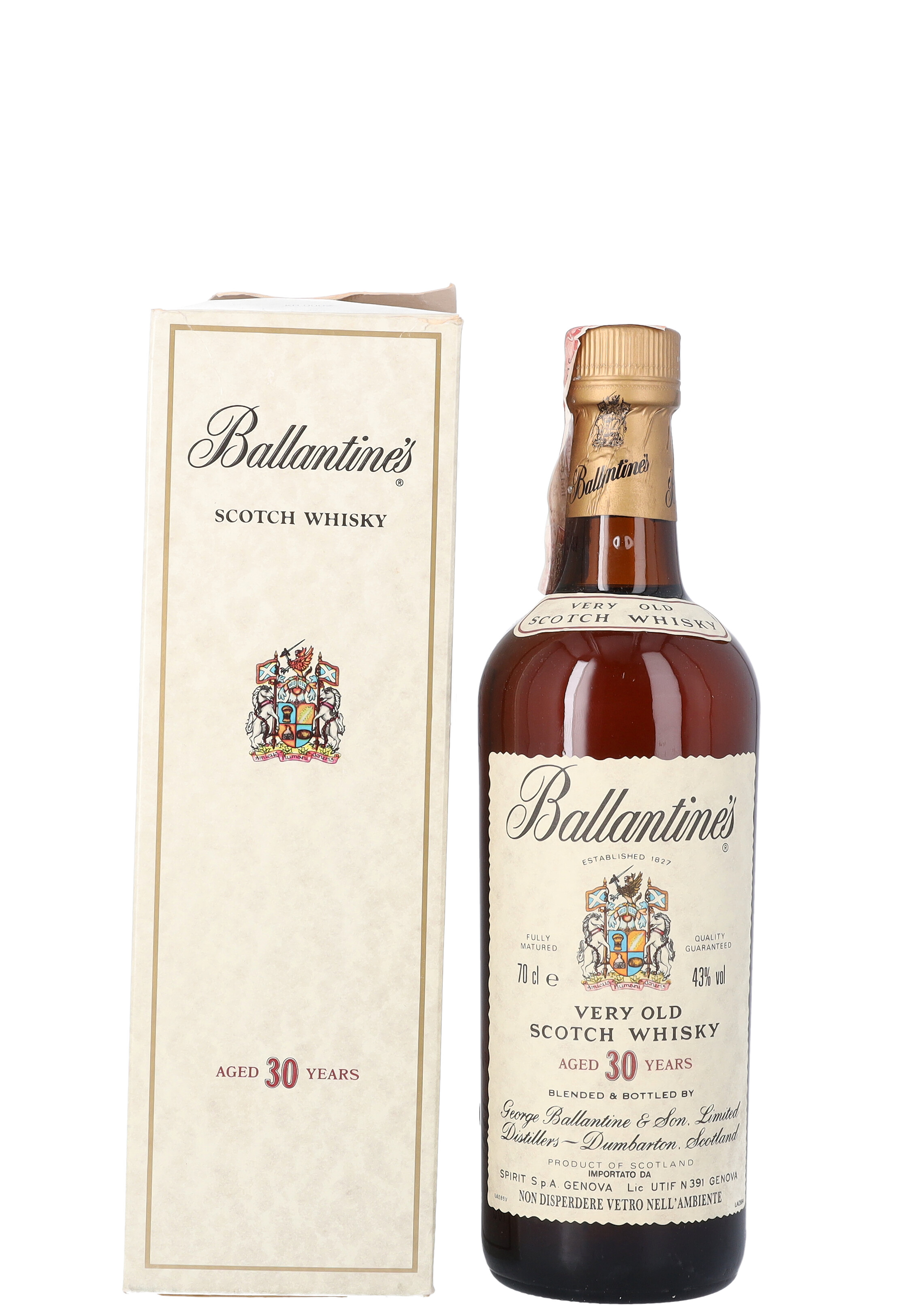 Ballantine's 30 Year Old 43.0 abv NV (1 BT70) | Scotch Whisky: The ...