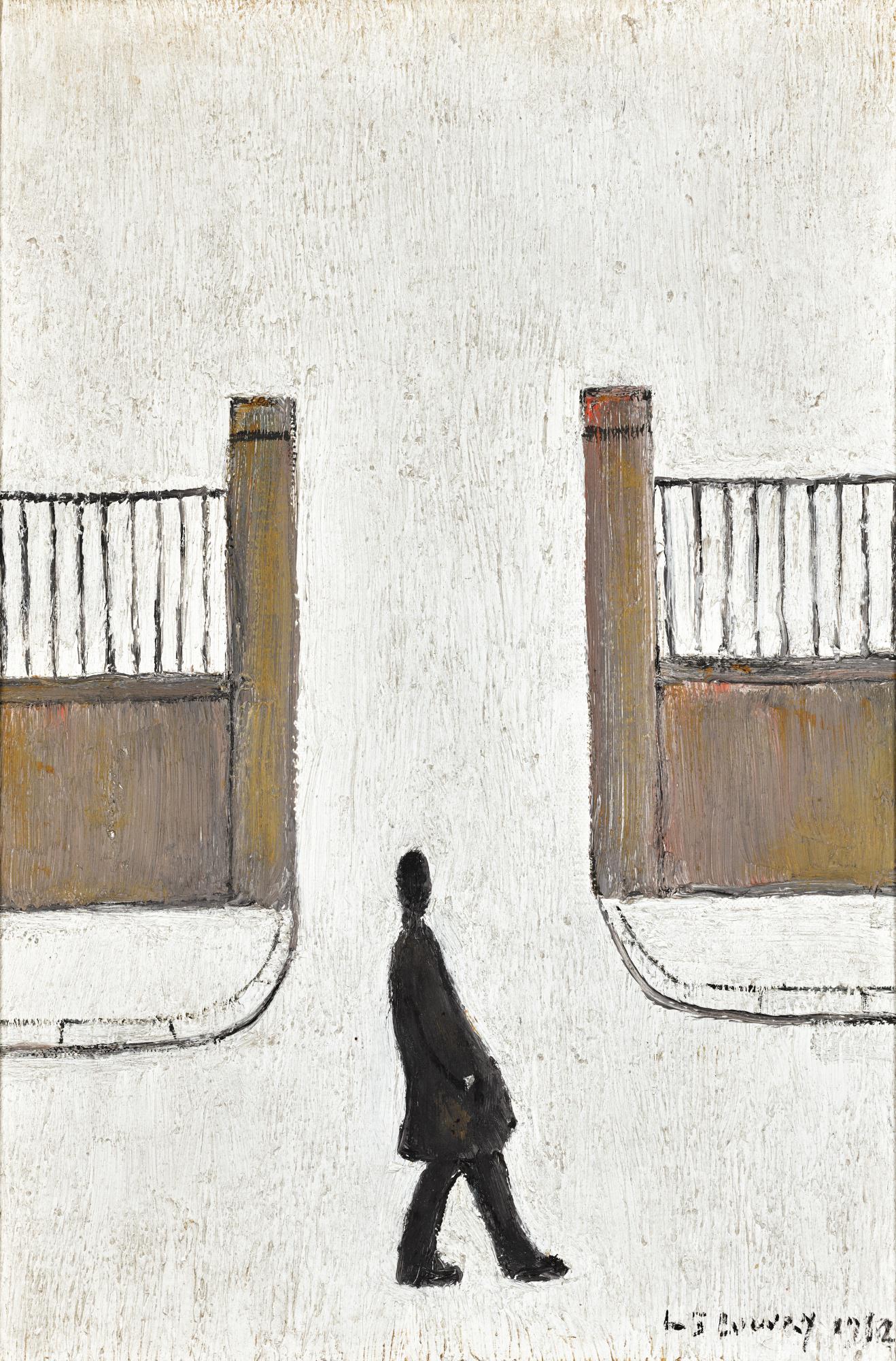 LAURENCE STEPHEN LOWRY, R.A. | MAN LOOKING AT SOMETHING | Modern & Post ...