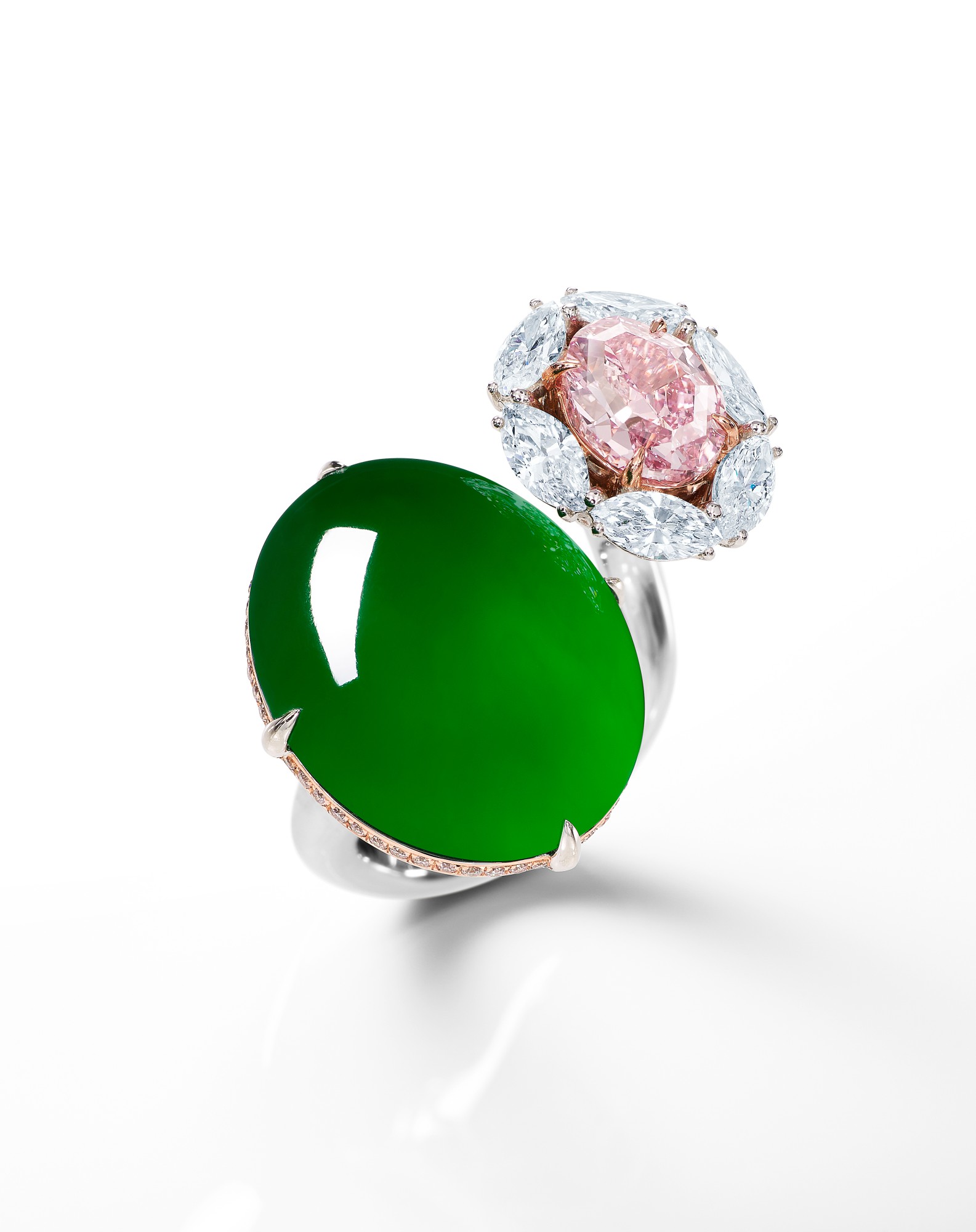 DESIGNED BY NICHOLAS LIEOU | A UNIQUE AND RARE JADEITE, FANCY VIVID ...