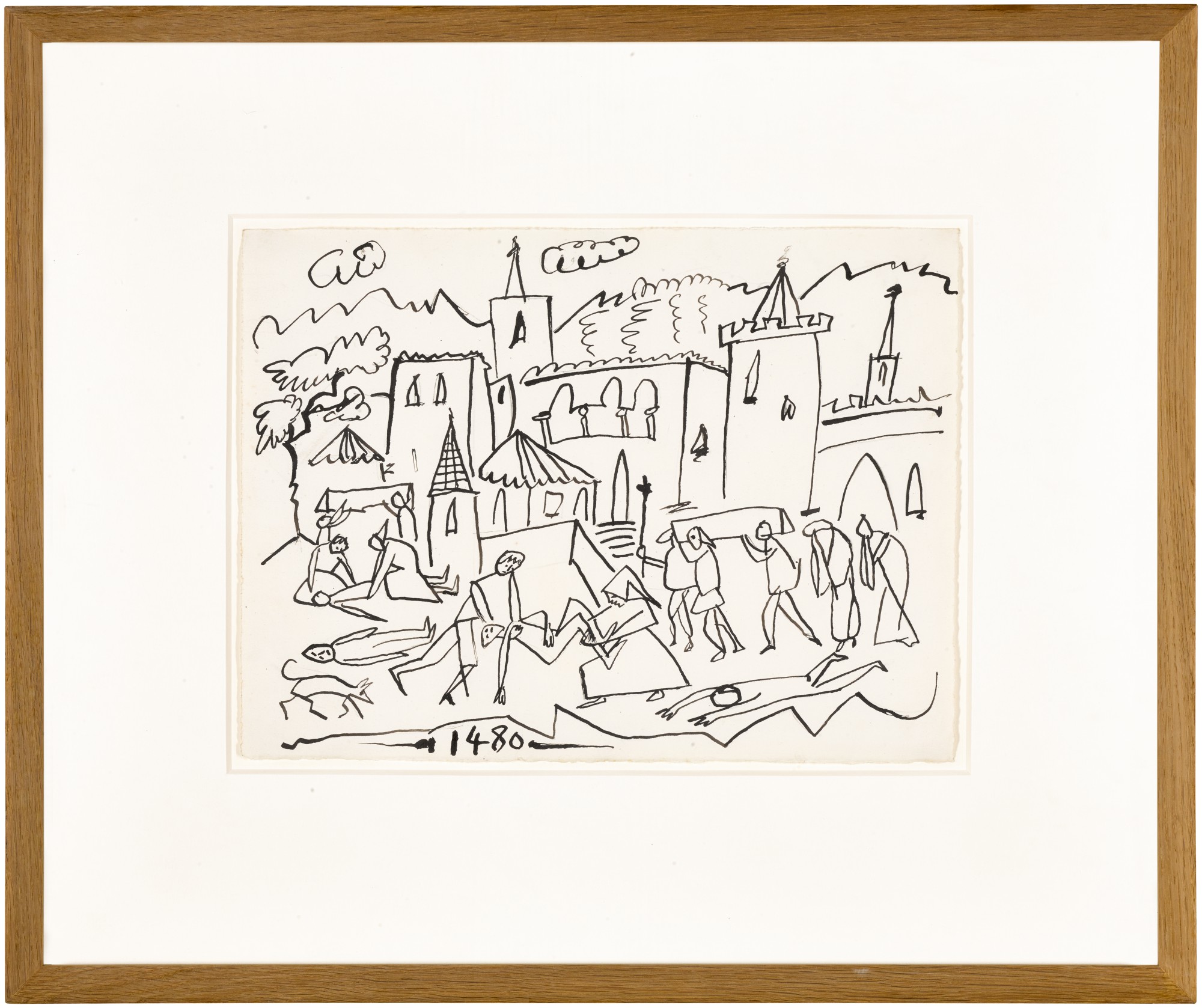 PABLO PICASSO | SCÈNE MÉDIÉVALE | The World of Picasso: Including Works ...