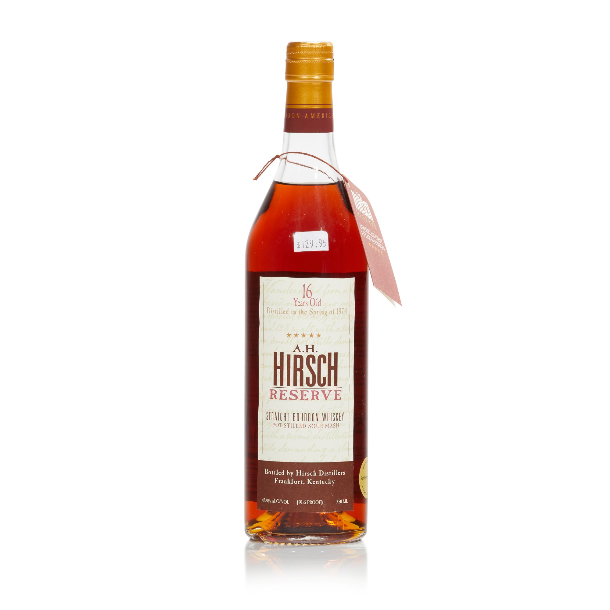 A.H. Hirsch Reserve 16 Year Old 91.6 proof 1974 (1 BT75) | The Timeless ...