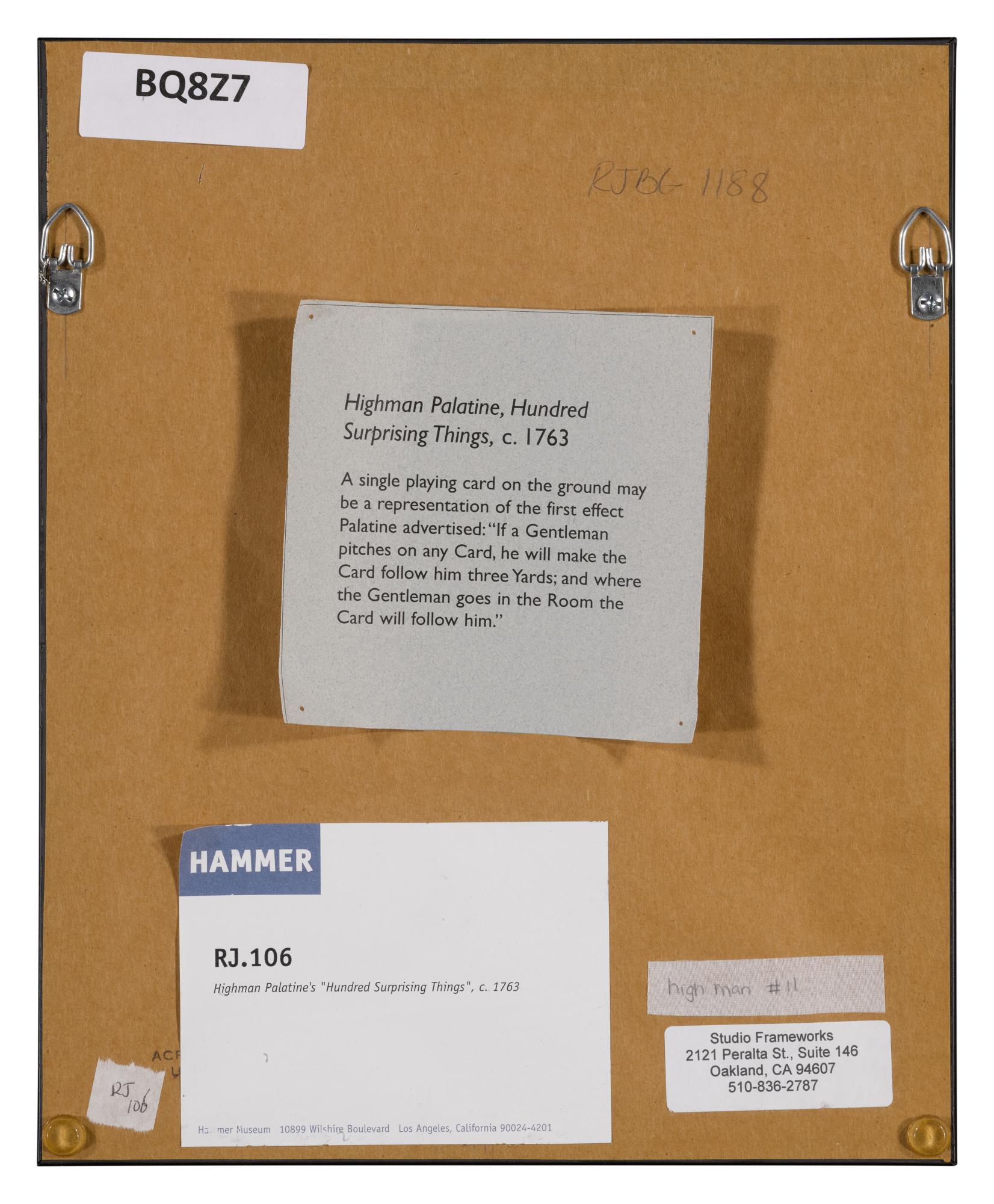 Palatine, Highman | "such Performances as never were done before" | The ...