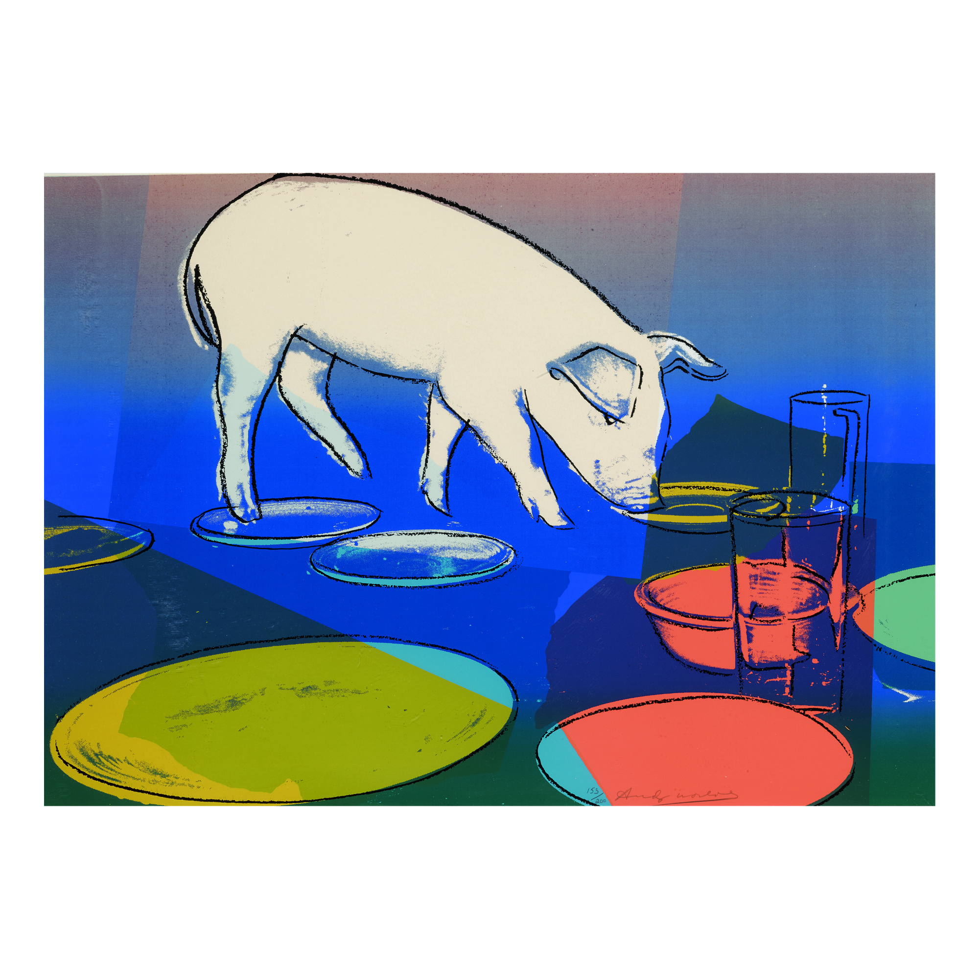 ANDY WARHOL | FIESTA PIG (F. & S. II.184) | Prints & Multiples Day Sale ...