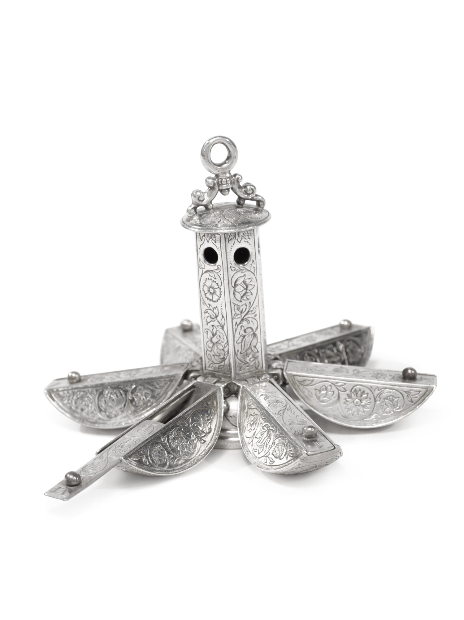 A Silver Pomander, Dutch or Possibly English, Mid 17th Century ...