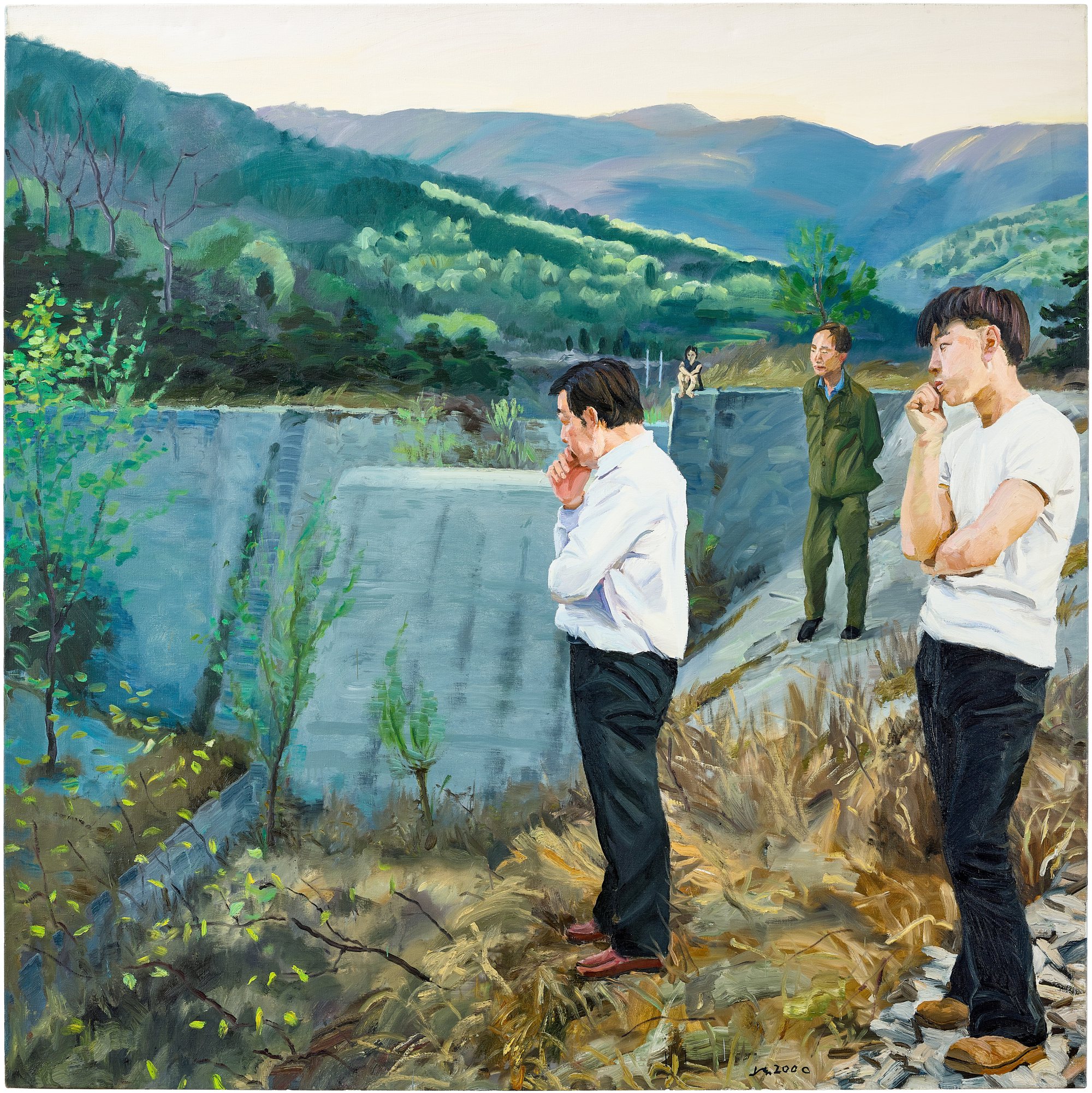 Liu Xiaodong 劉小東 | Watching 觀看 | New Wave Beyond Yuanmingyuan: An ...