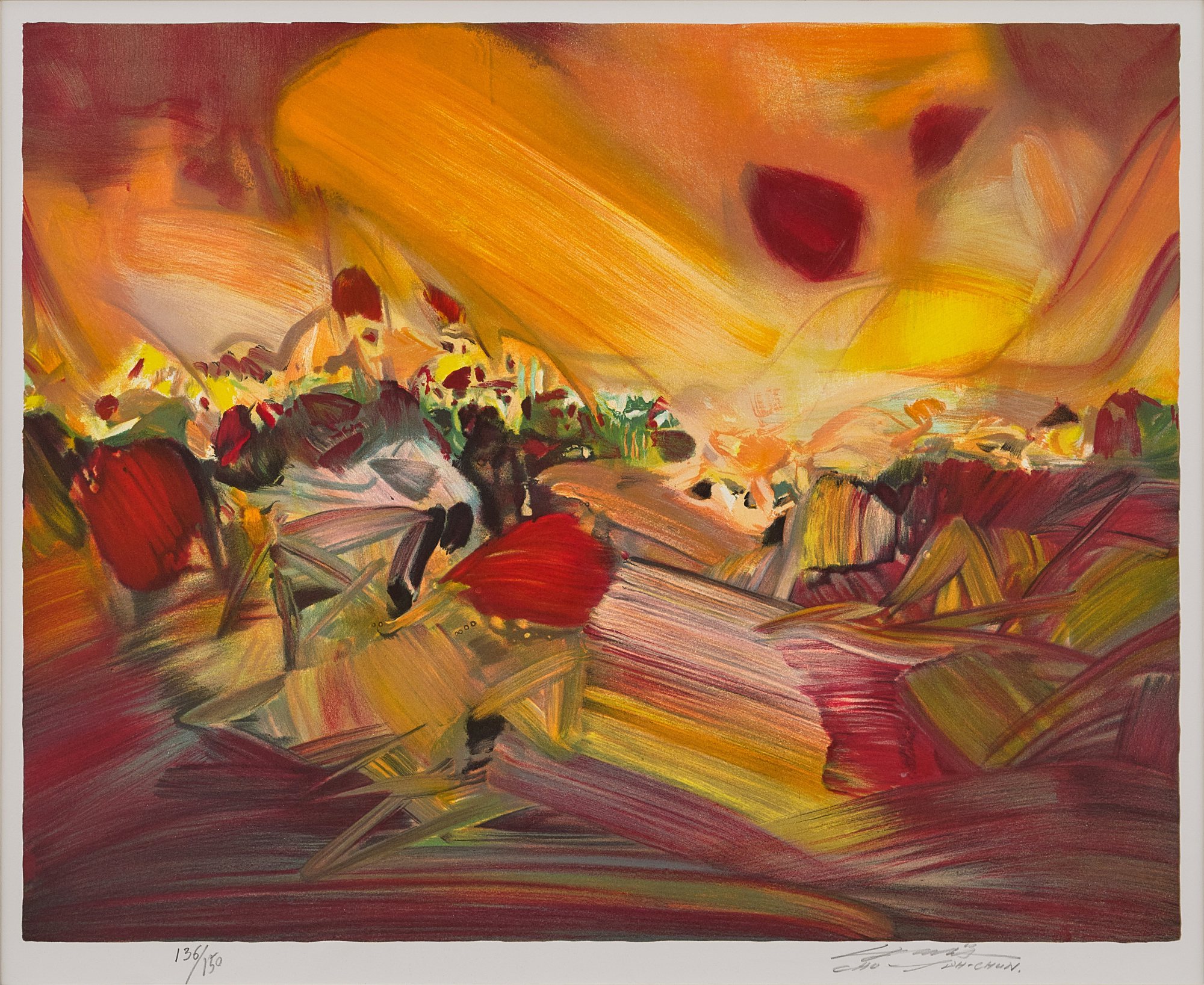 Chu Teh-Chun 朱德群 | Mature Season 成熟的季節 | Modern Art Online | 2022 ...