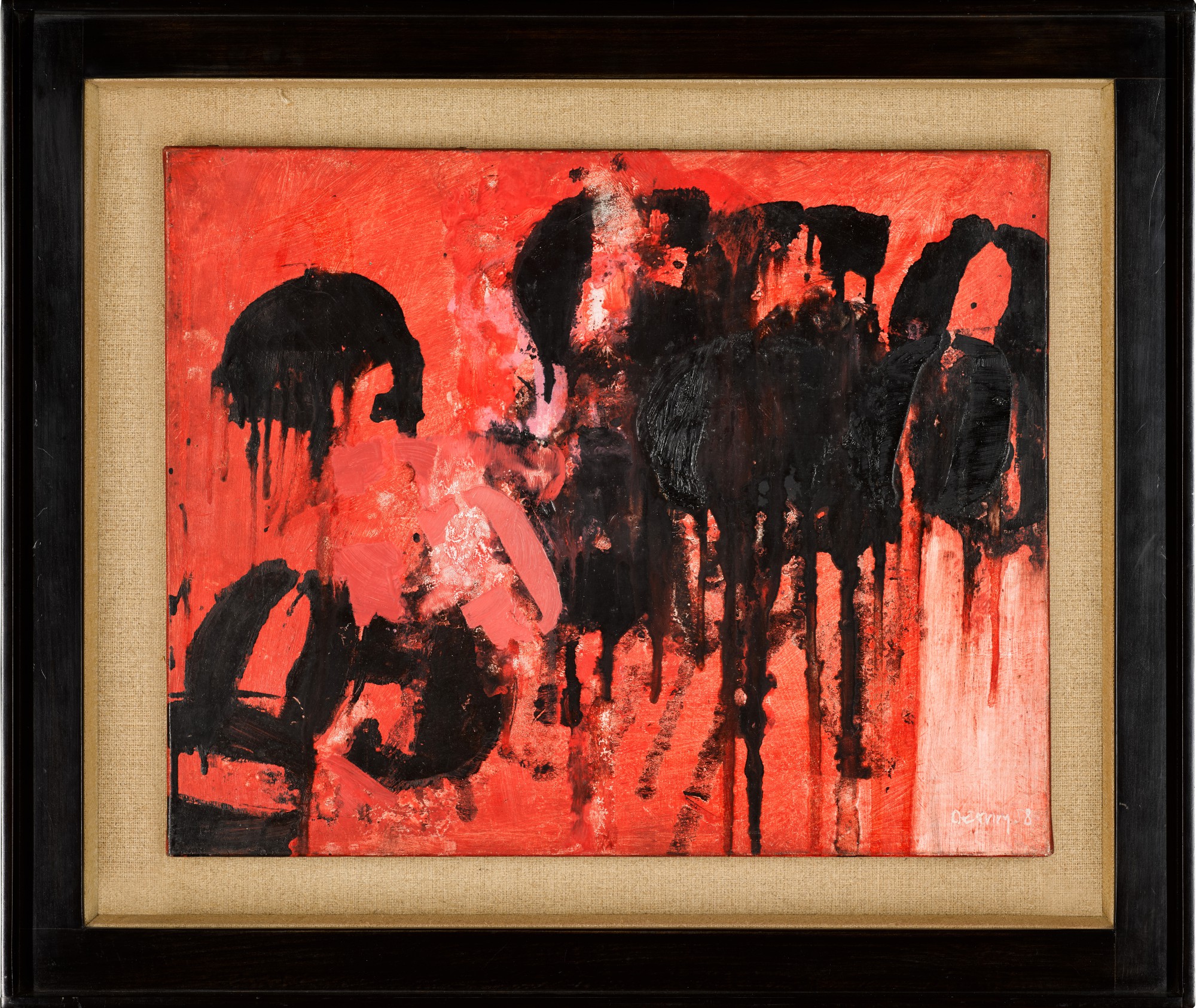 ROBYN DENNY | RED BEAT I | Modern & Post-War British Art Day Sale ...