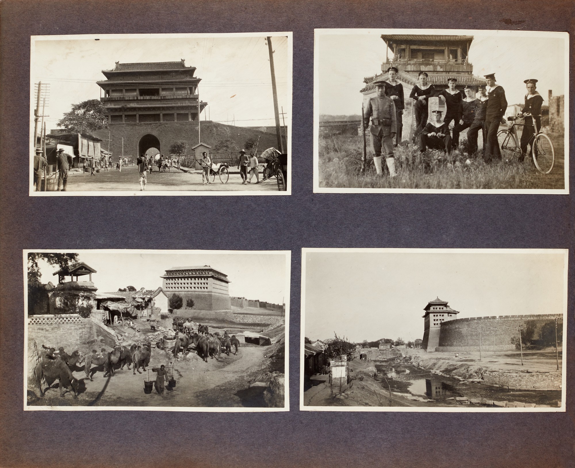 China | Album of photographs of Beijing and the Great Wall, early 1900s ...
