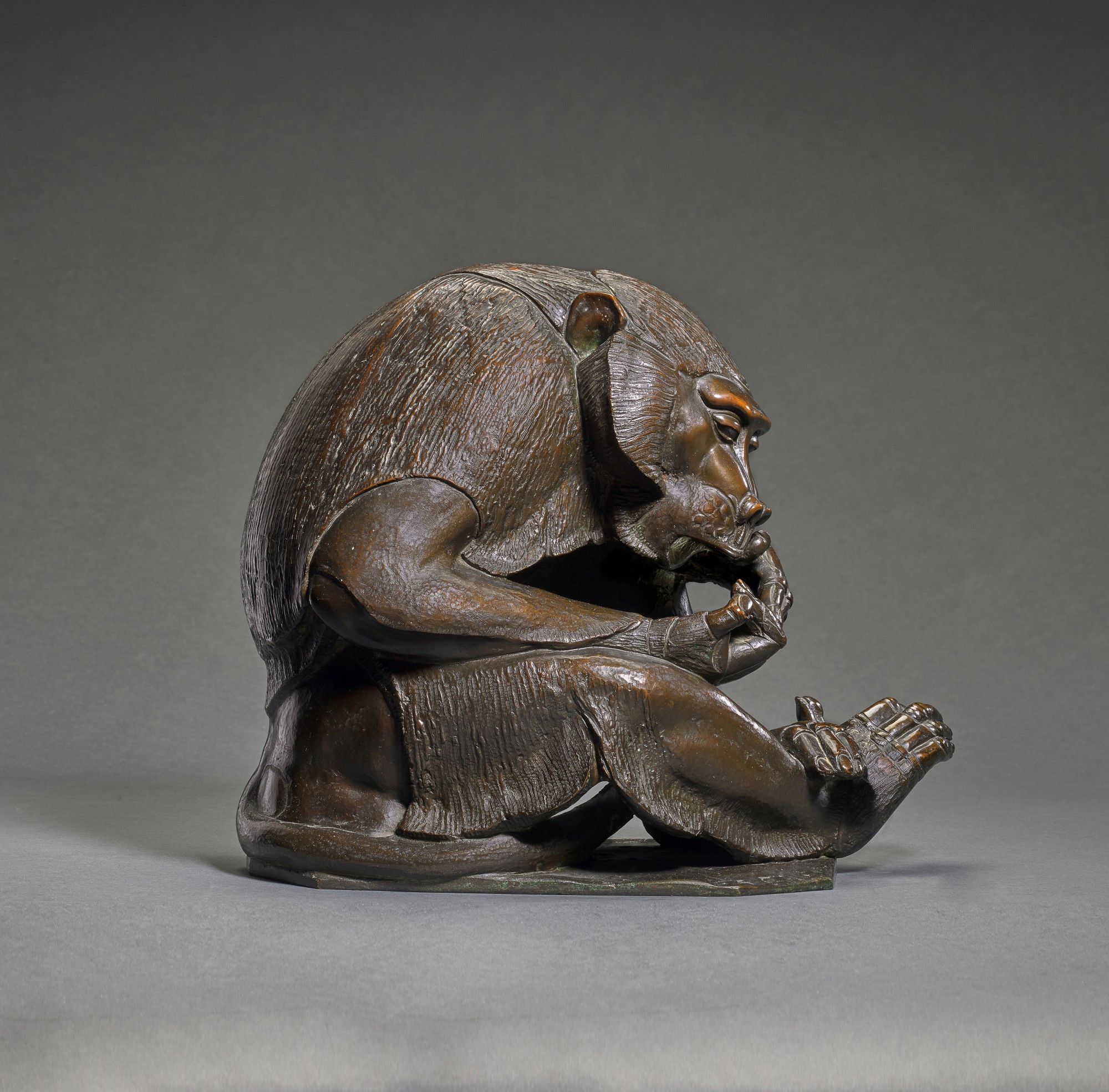 Seated Monkey, probably a Baboon | 19th and 20th Century Sculpture ...