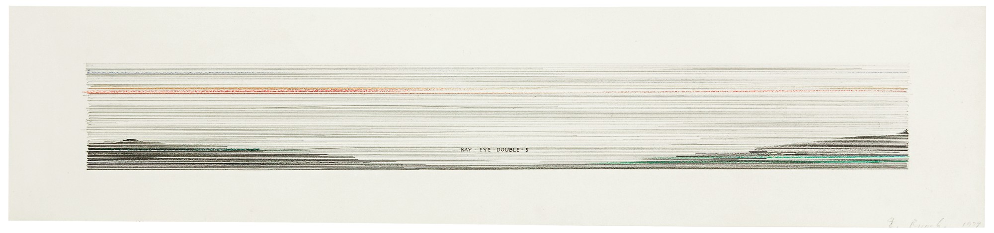 ED RUSCHA | KAY-EYE-DOUBLE-S | Contemporary Art Day: An Online Auction ...