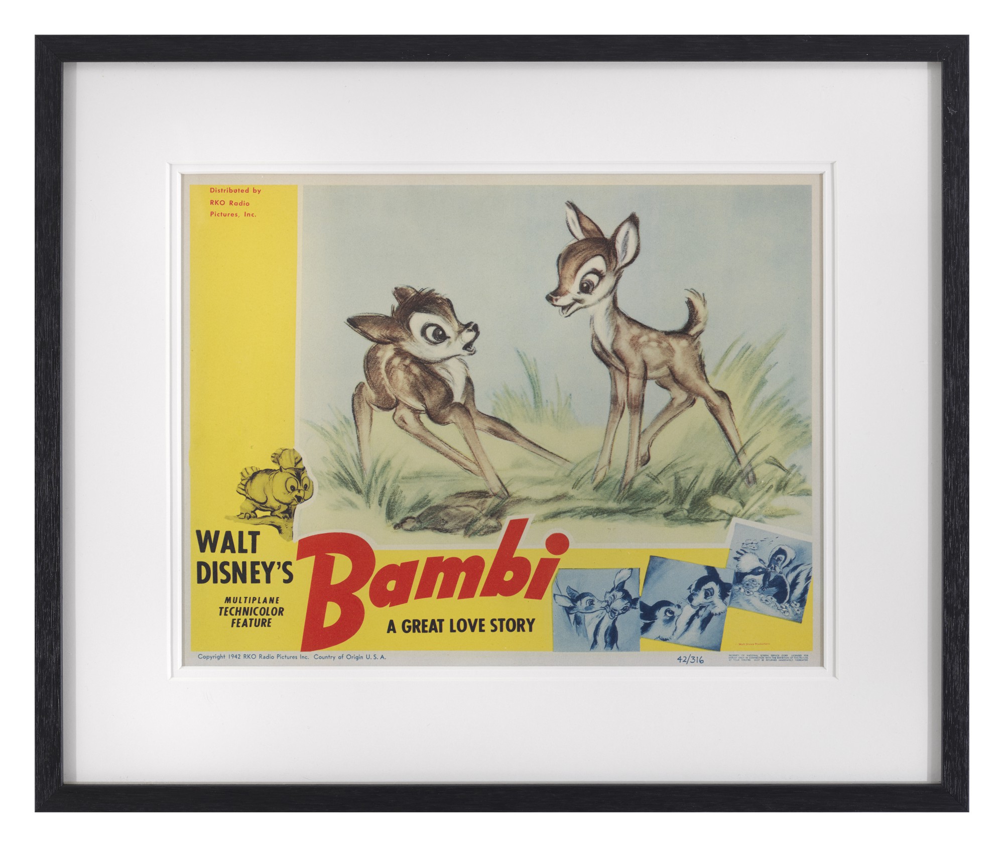 Bambi (1942), lobby card, US | Original Film Posters | 2022 | Sotheby's