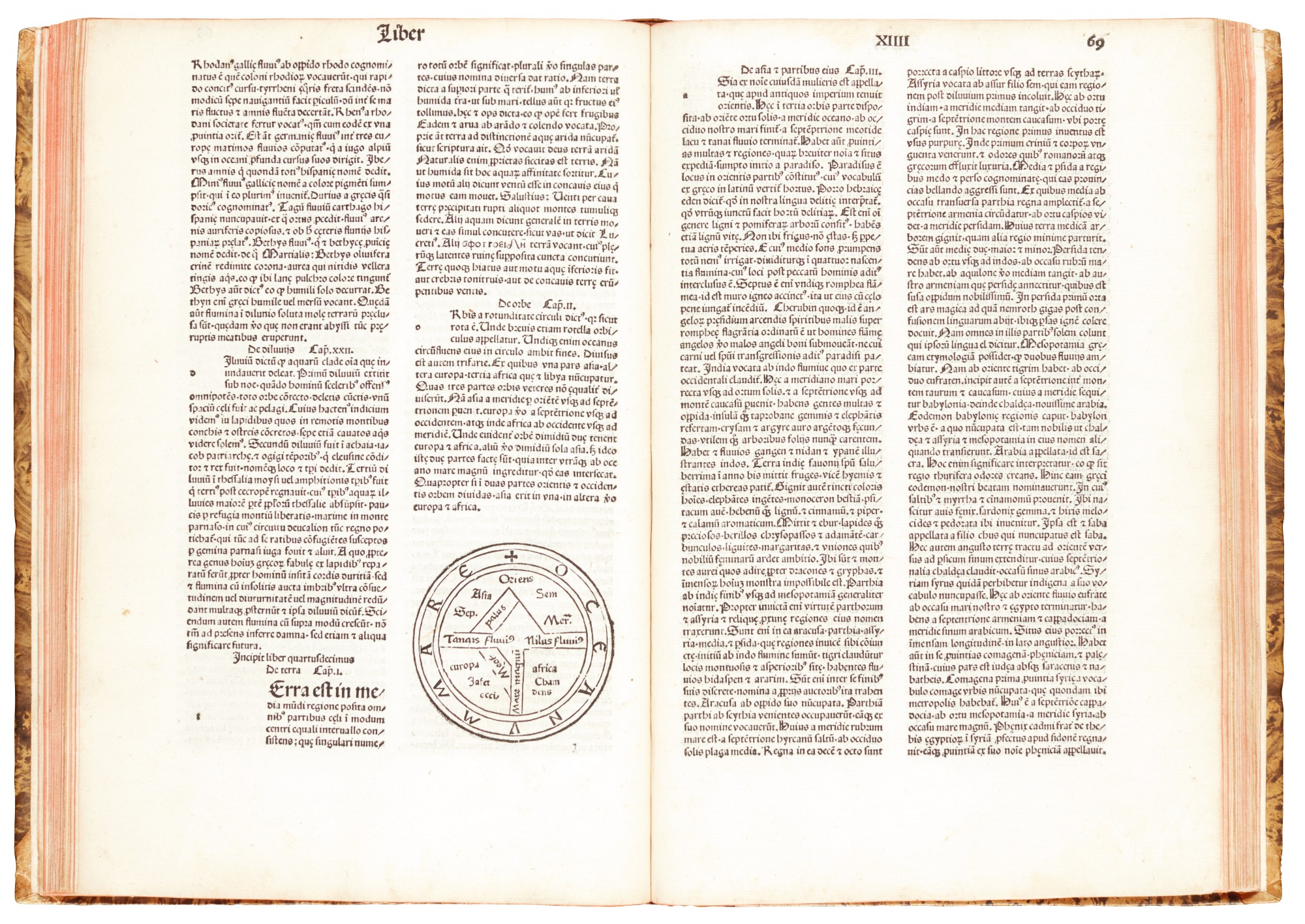 Isidorus Hispalensis, Etymologiae, Venice, 1483, later half calf ...