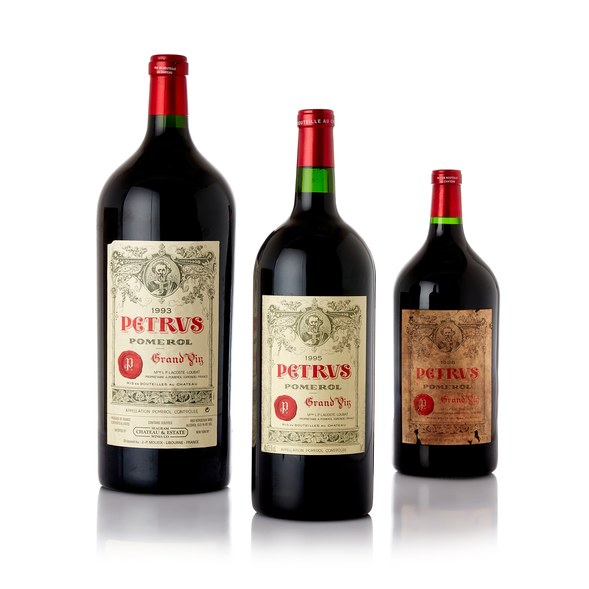 Petrus 1995 (1 DM) | Colossal Formats | Towering DRC & Iconic Bordeaux | 2023 | Sotheby's