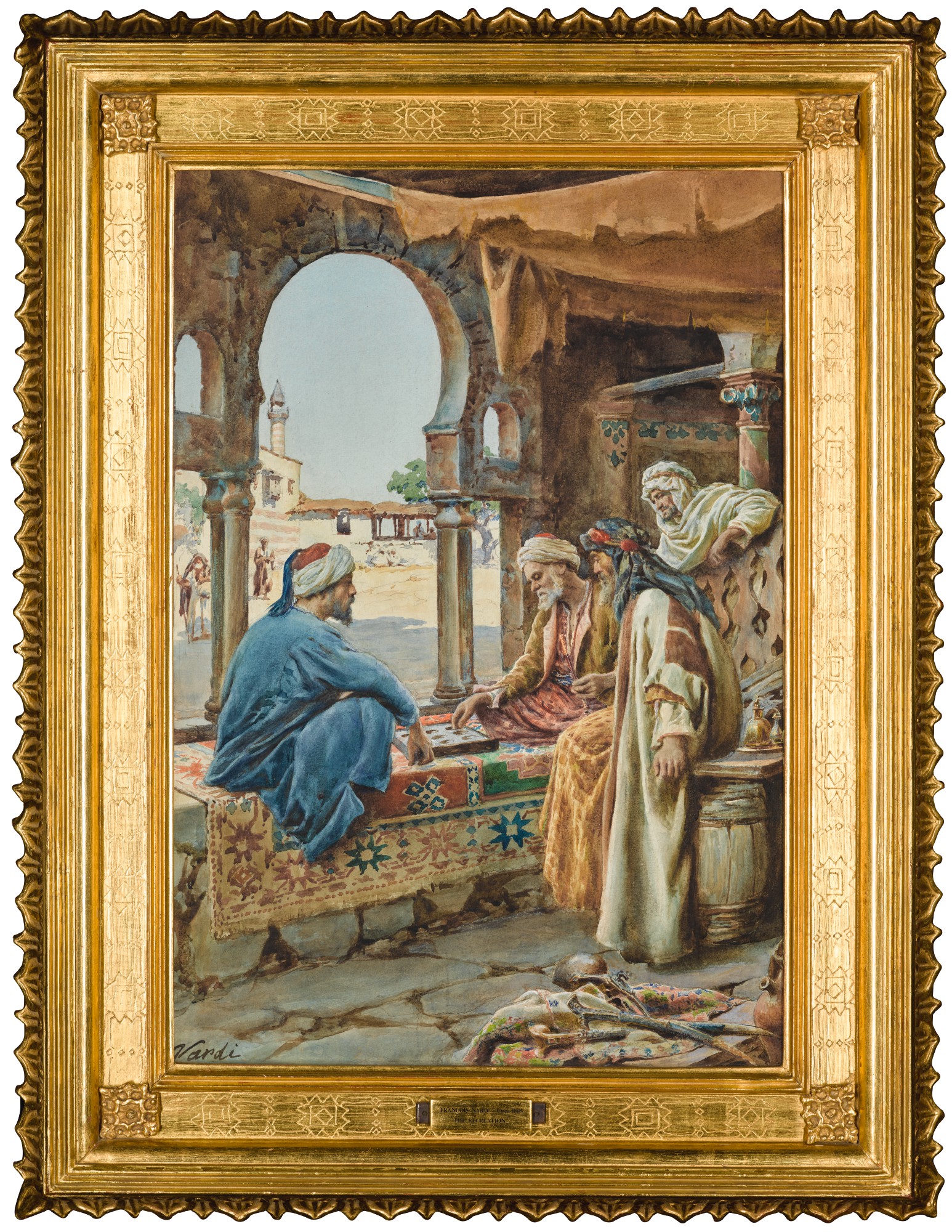 FRANÇOIS NARDI | THE GAME OF DRAUGHTS | The Orientalist Sale | 2020 ...