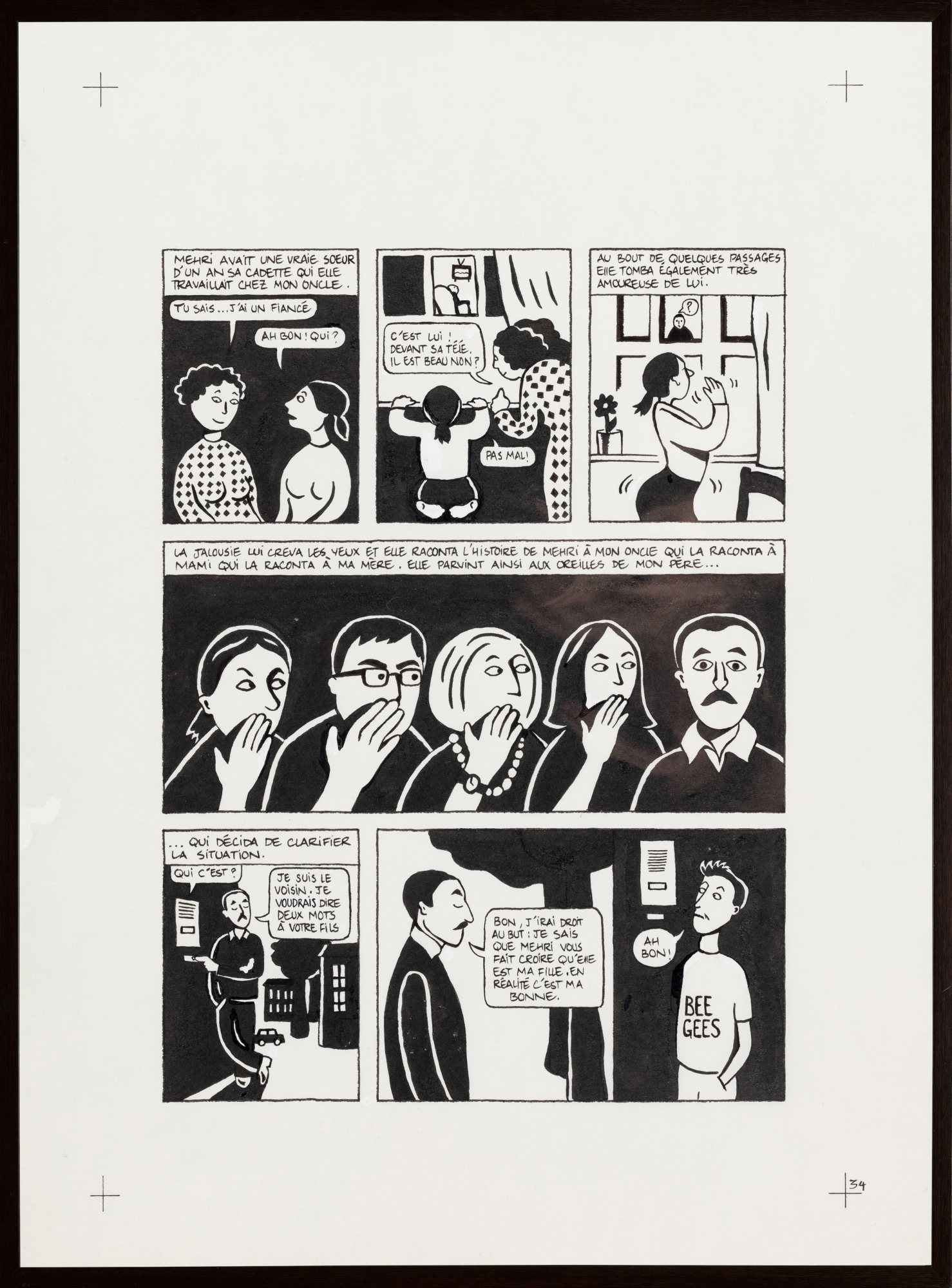 Persepolis (Original Book Art, page 34) | Persepolis | 2022 | Sotheby's