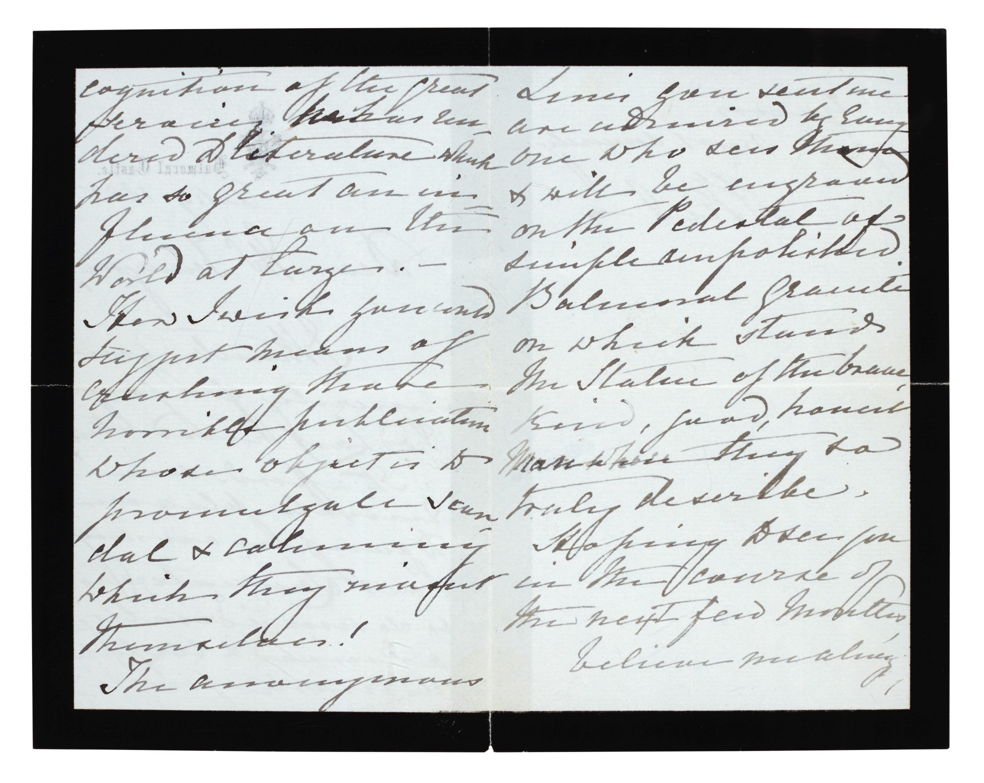 QUEEN VICTORIA | autograph letter signed, to Tennyson, October 1883 ...