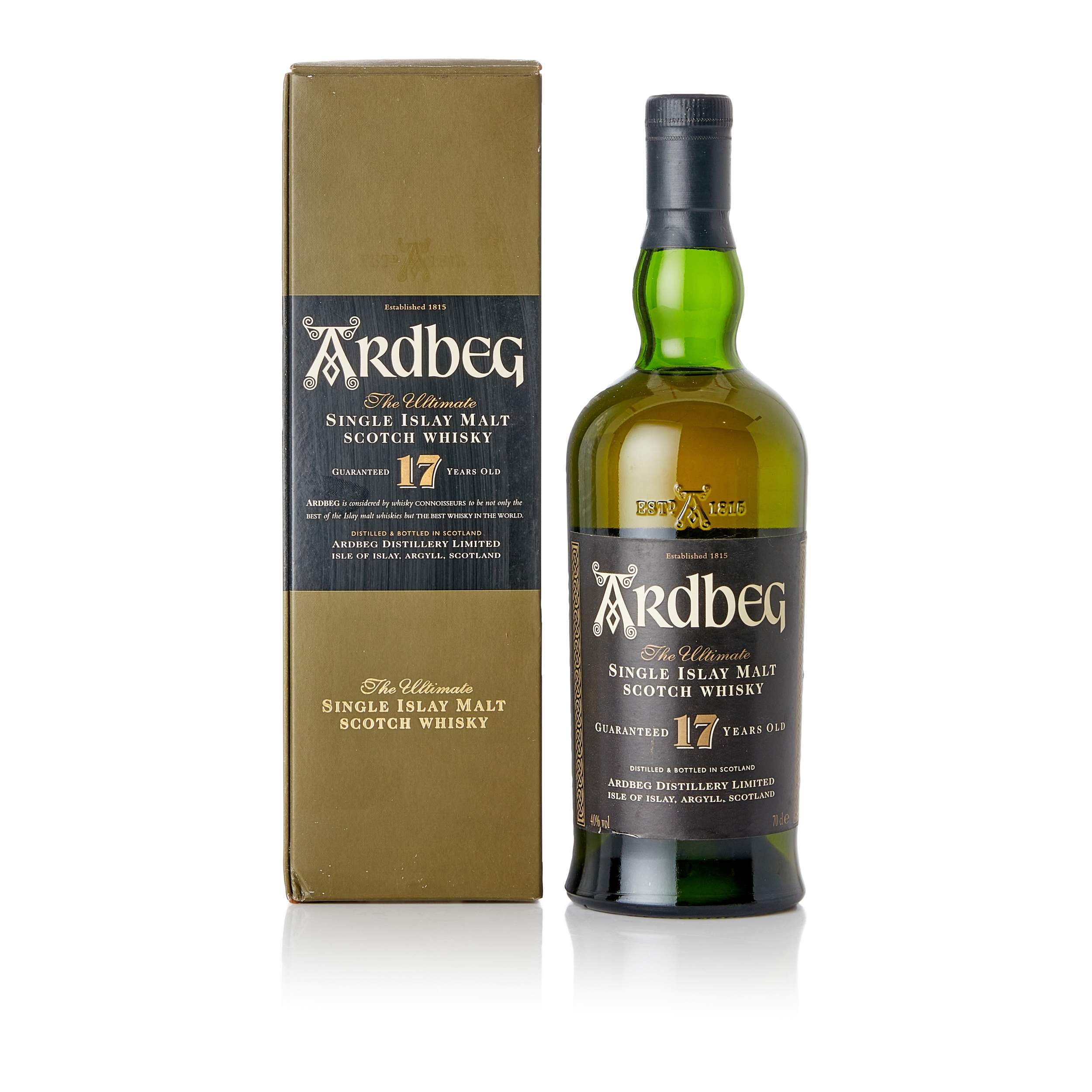 Ardbeg 17 Year Old 40.0 abv NV (1 BT70) | Distilled | Whisky + Moutai ...