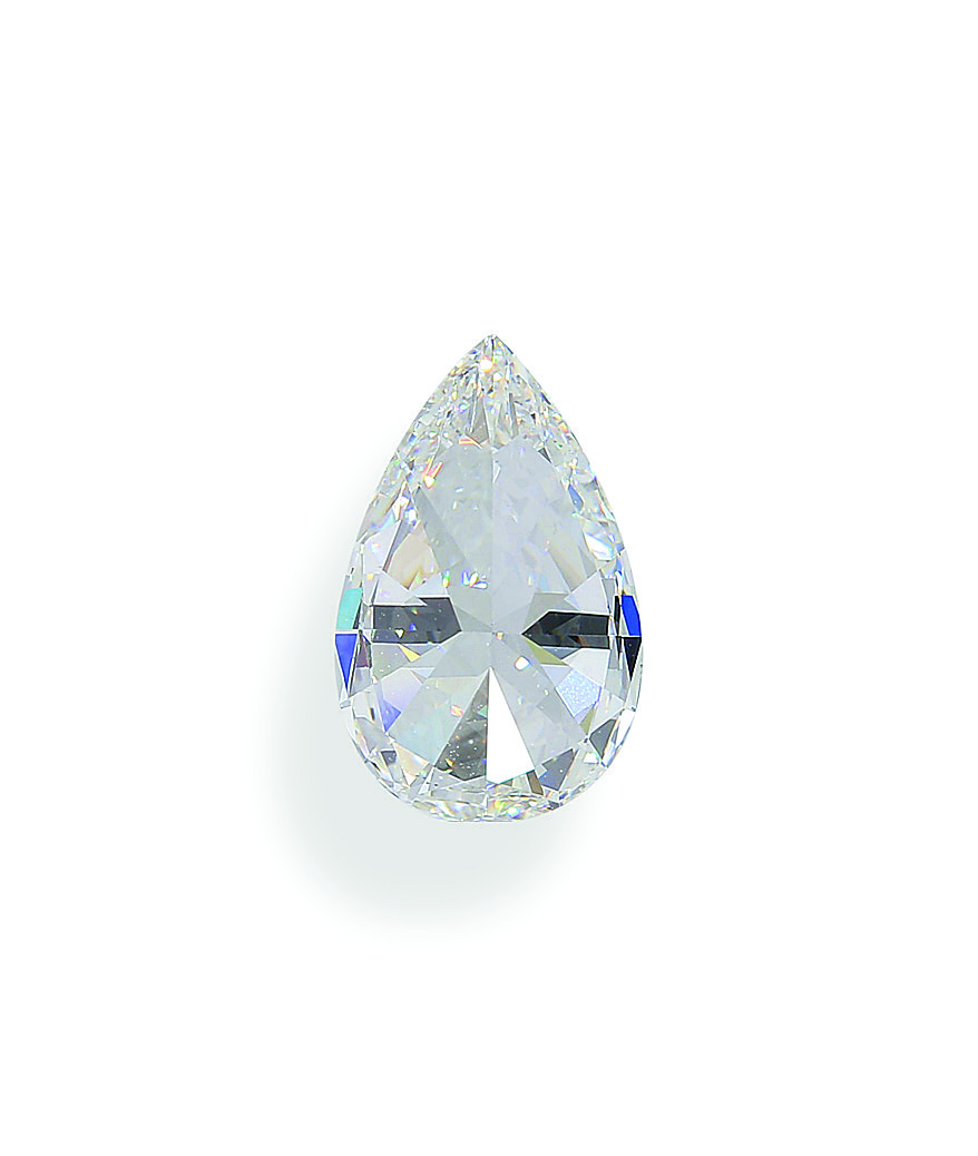 A 3.00 Carat Pear-Shaped Diamond, D Color, VS1 Clarity | Diamonds ...