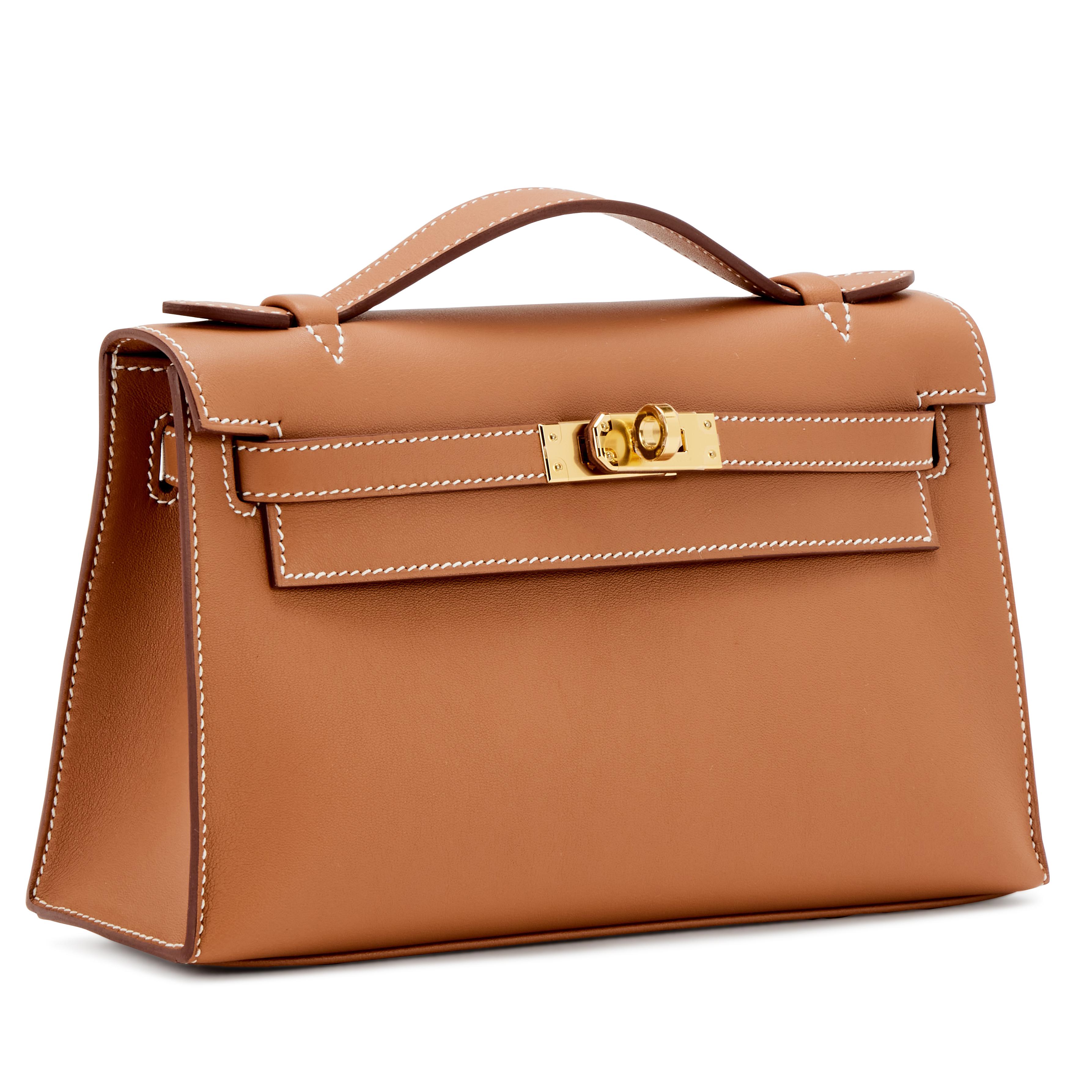 Gold Swift Kelly Pochette Gold Hardware, 2021 | Handbags & Accessories ...