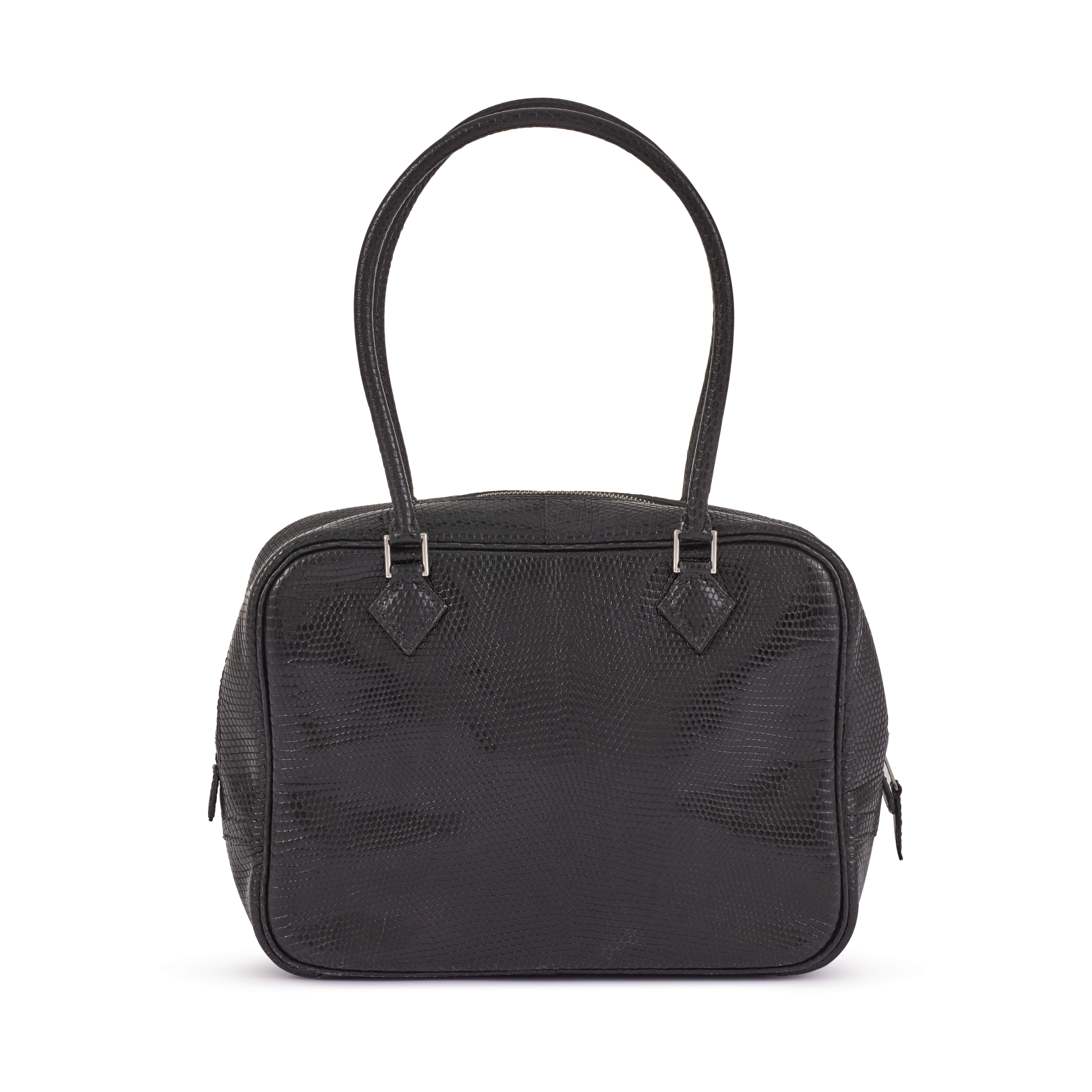 Noir Varanus Niloticus Lizard Plume Mini 20 Palladium Hardware, 2006 ...