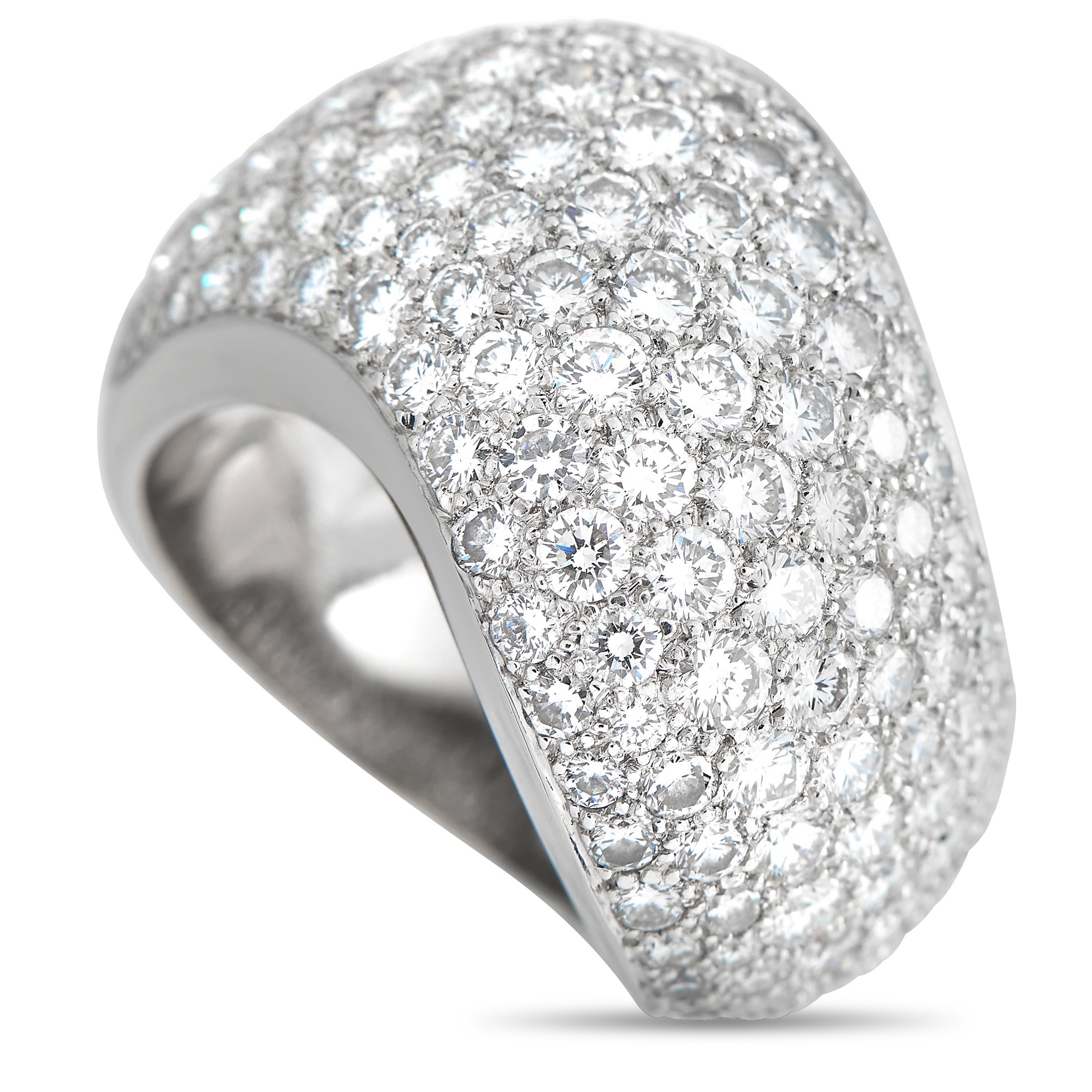 White Gold And Diamond Band Ring Available For Immediate Sale At Sotheby’s