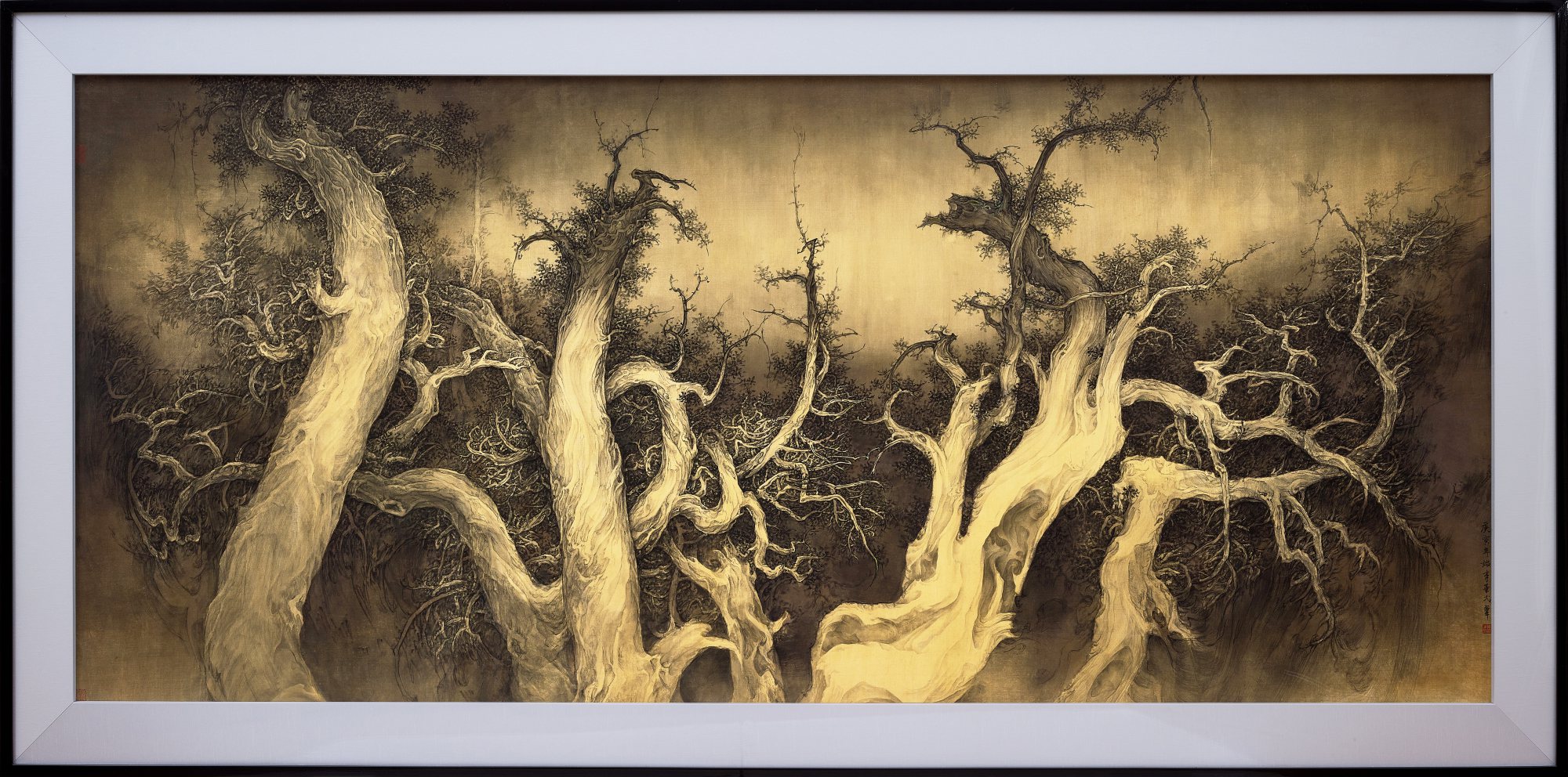 Li Huayi 李華弌 | Dancing cypress under the moon 月柏圖 | Modern Evening ...