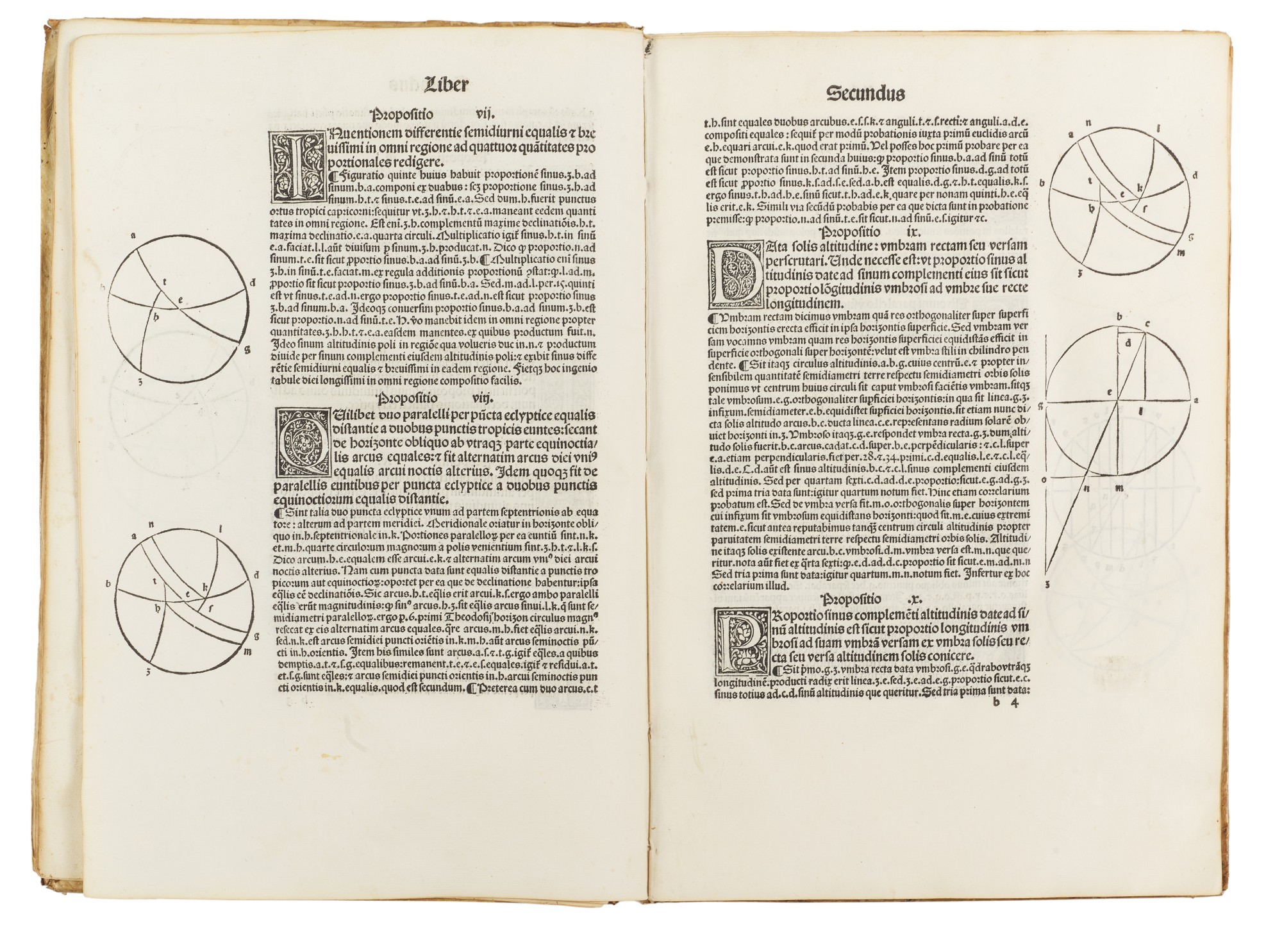 Regiomontanus, Epitoma in Almagestum Ptolemaei, Venice, 1496, reused ...