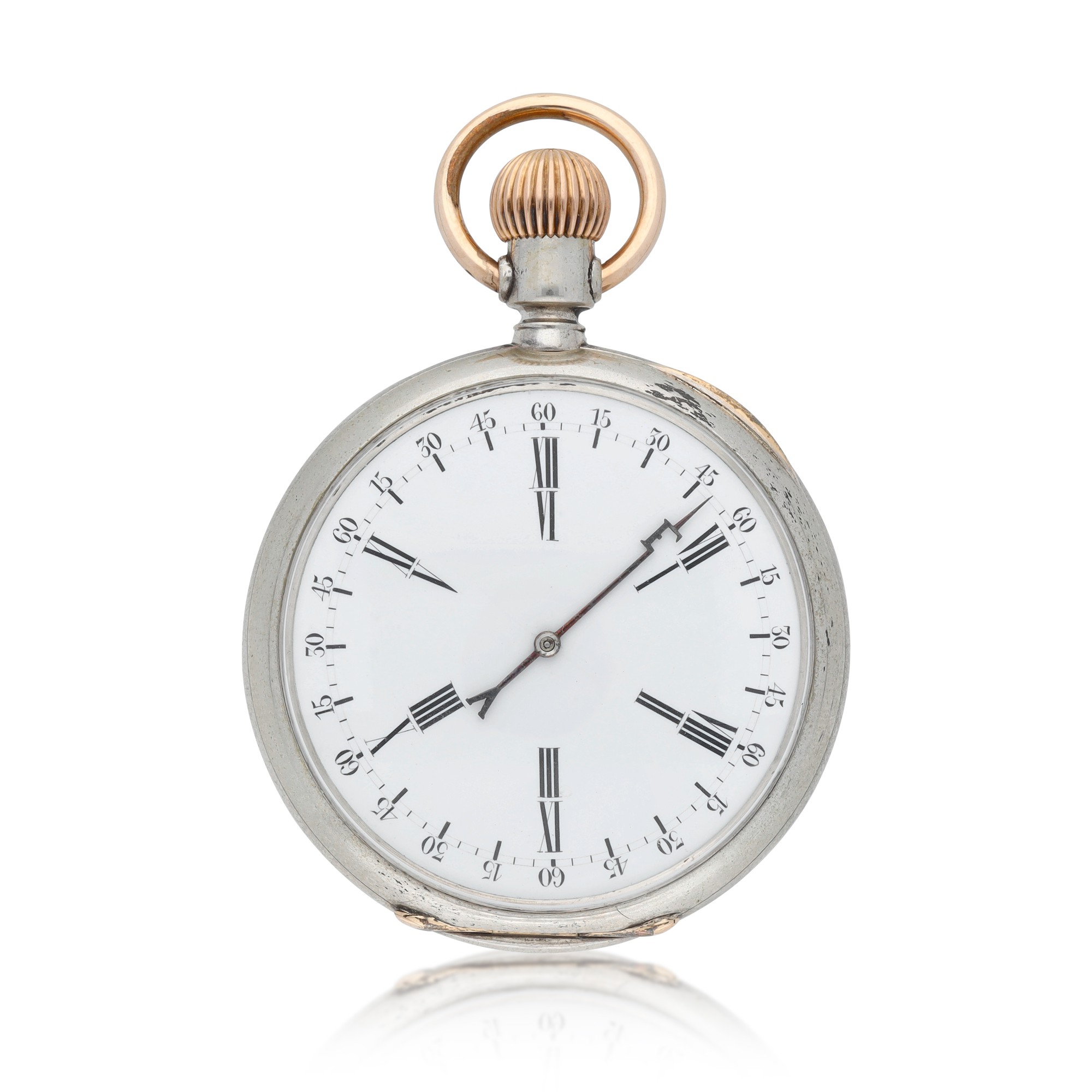 An unusual silver cylinder watch with 6-hour dial Circa 1880 | Fine ...