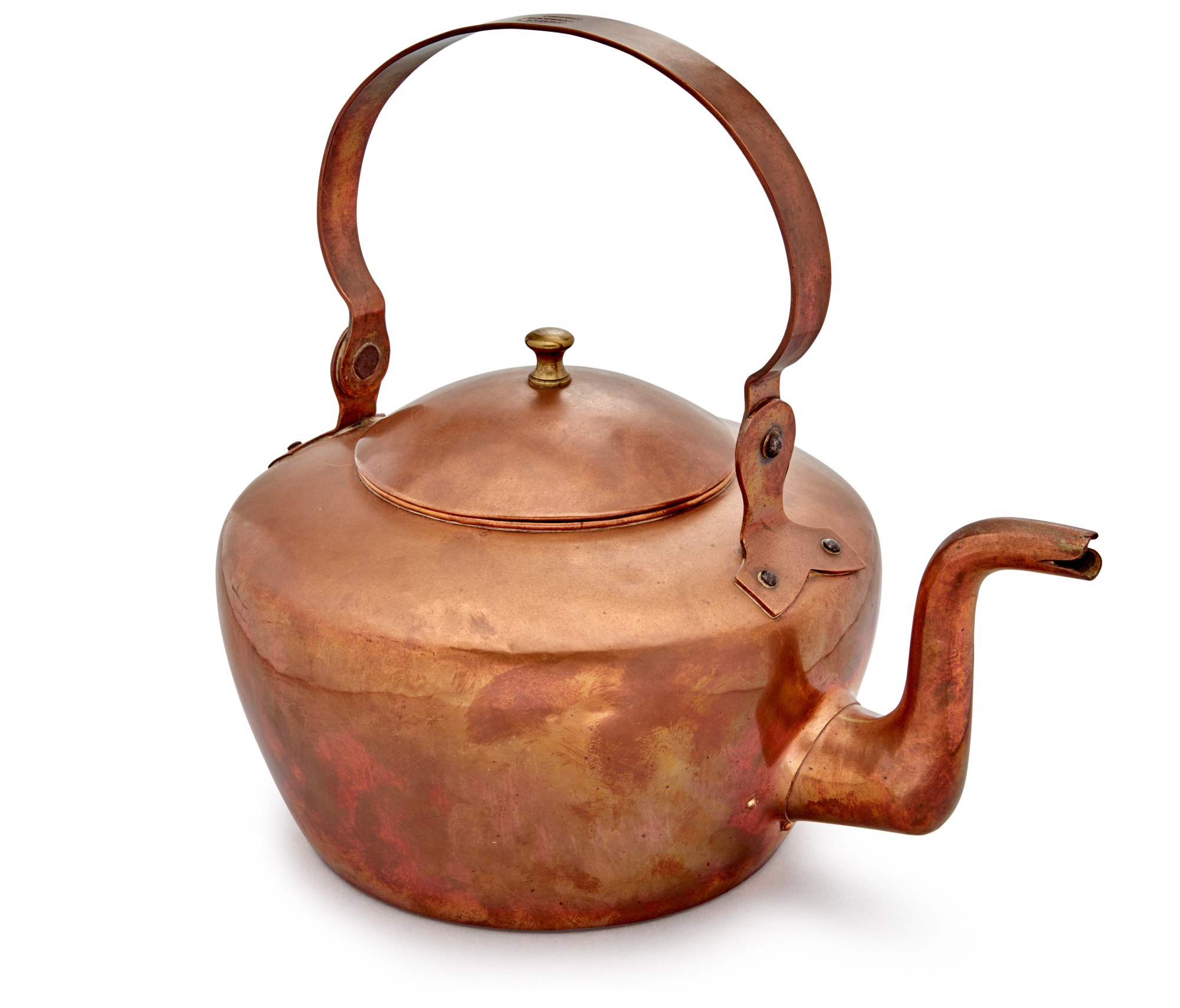 Copper Tea Kettle, William Heiss Sr. (1784-1846), Philadelphia ...