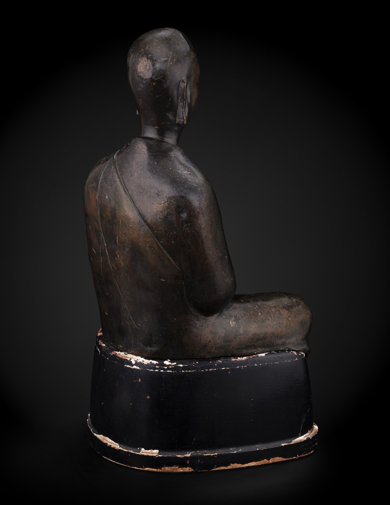 A large bronze seated monk 17th-18th century | 十七至十八世紀 銅和尚坐像 | Arts d ...