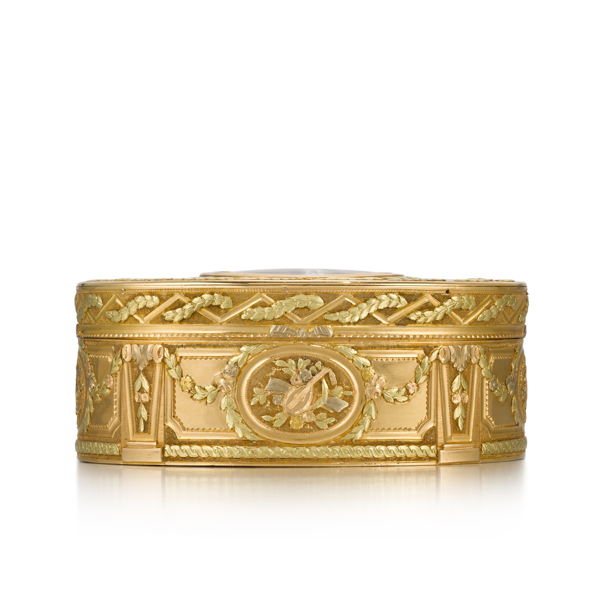 A three-colour gold and enamel portrait snuff box, Paris, 1779 | Gold ...