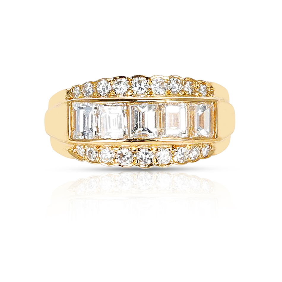 Gold And Diamond Band Ring Available For Immediate Sale At Sotheby’s