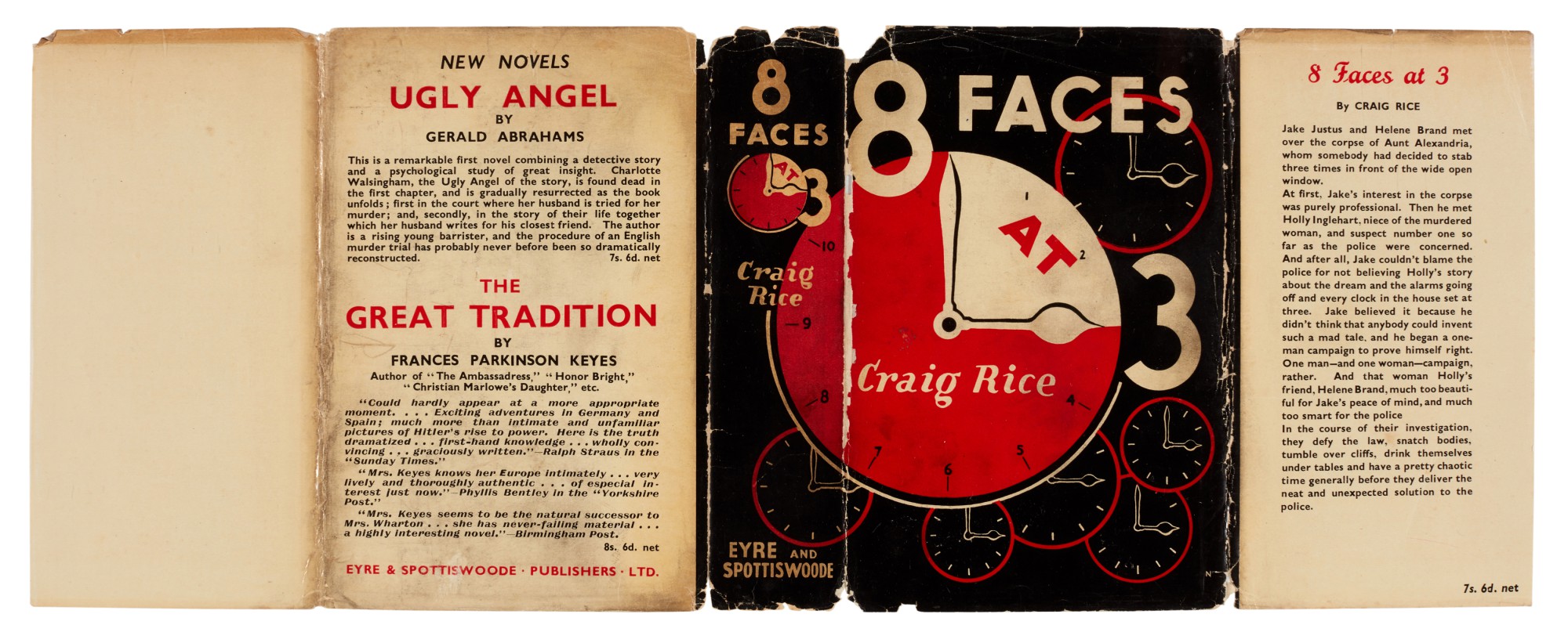 Craig Rice | 8 Faces at 3, "special presentation edition", 1939 ...