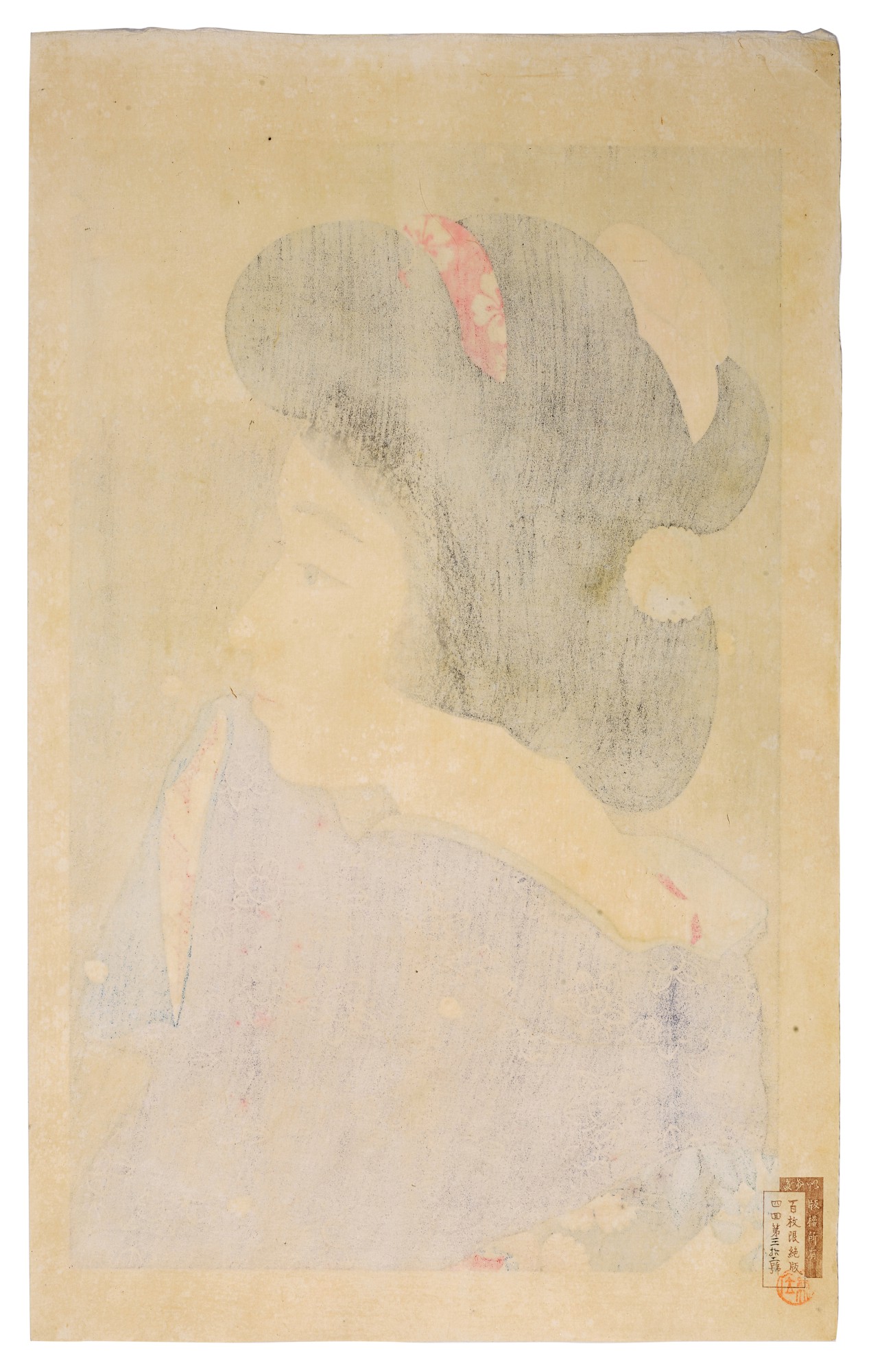 Torii Kotondo (1900-1976) | Misty Spring (Oboroharu) | Showa period, 20th century | Fine ...