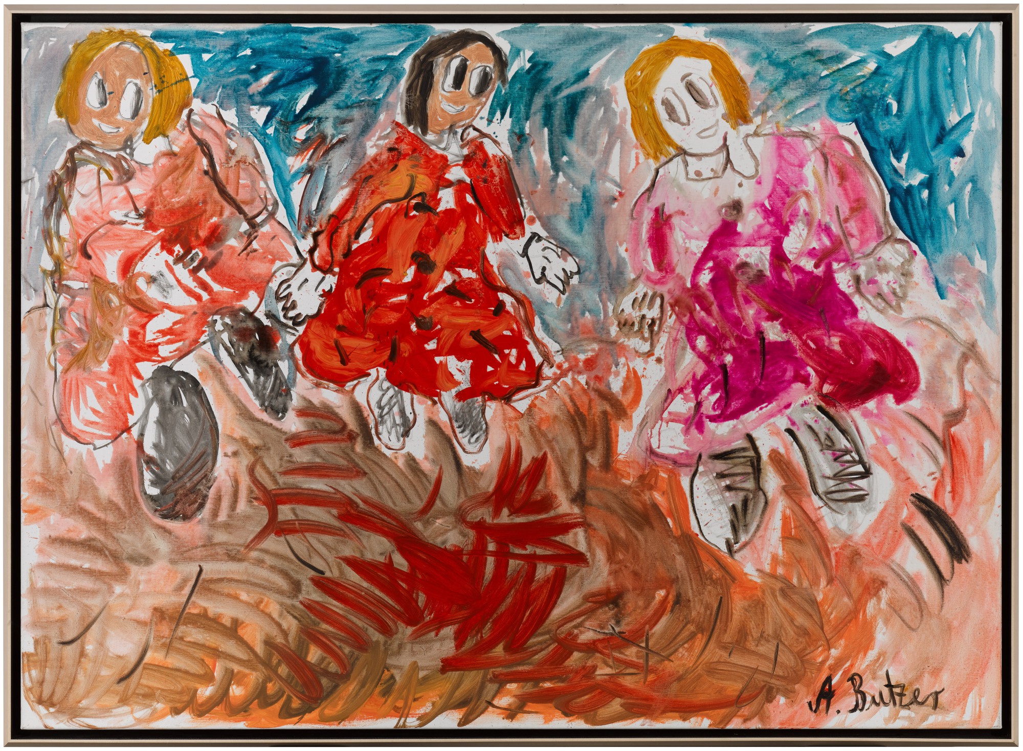 Frau Josef Blösche hat alle ihre Pfannen-kuchen im Hause | Contemporary ...