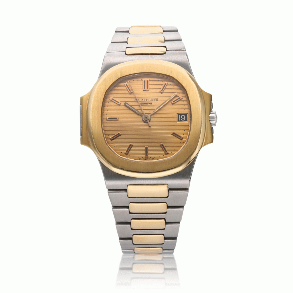 Patek Philippe Nautilus Reference 3800/1JA, A Yellow Gold And Stainless ...