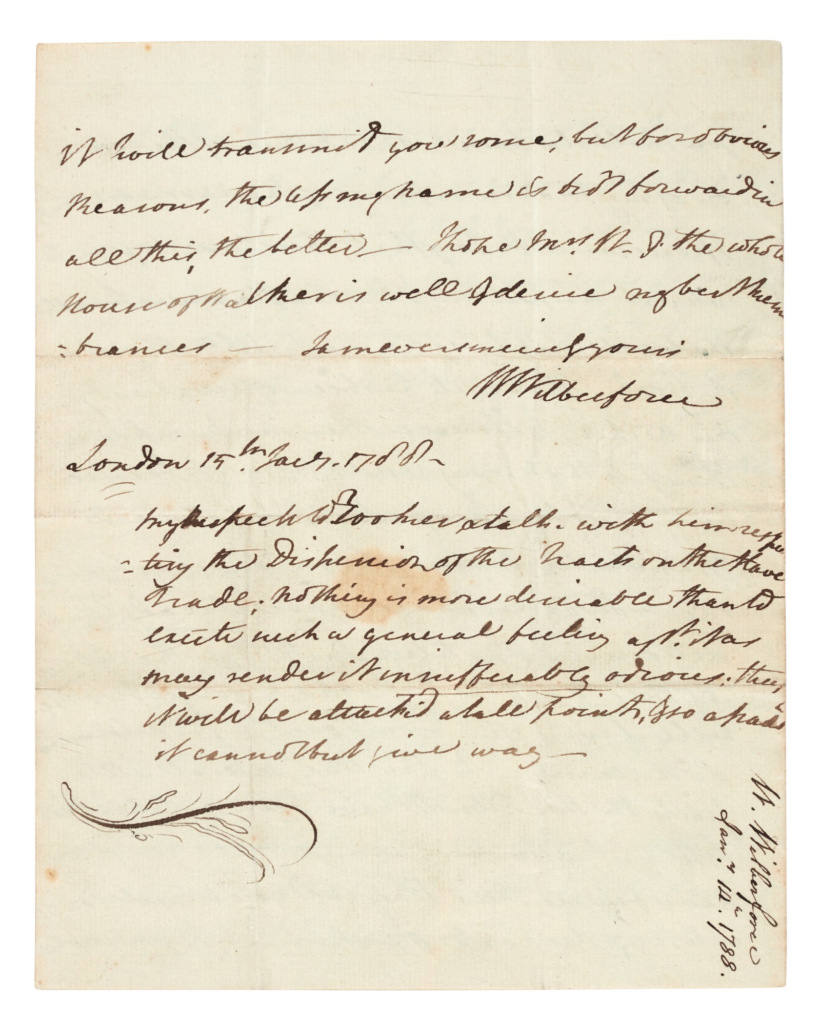 William Wilberforce | Collection of nine letters, to Joseph Walker, on ...