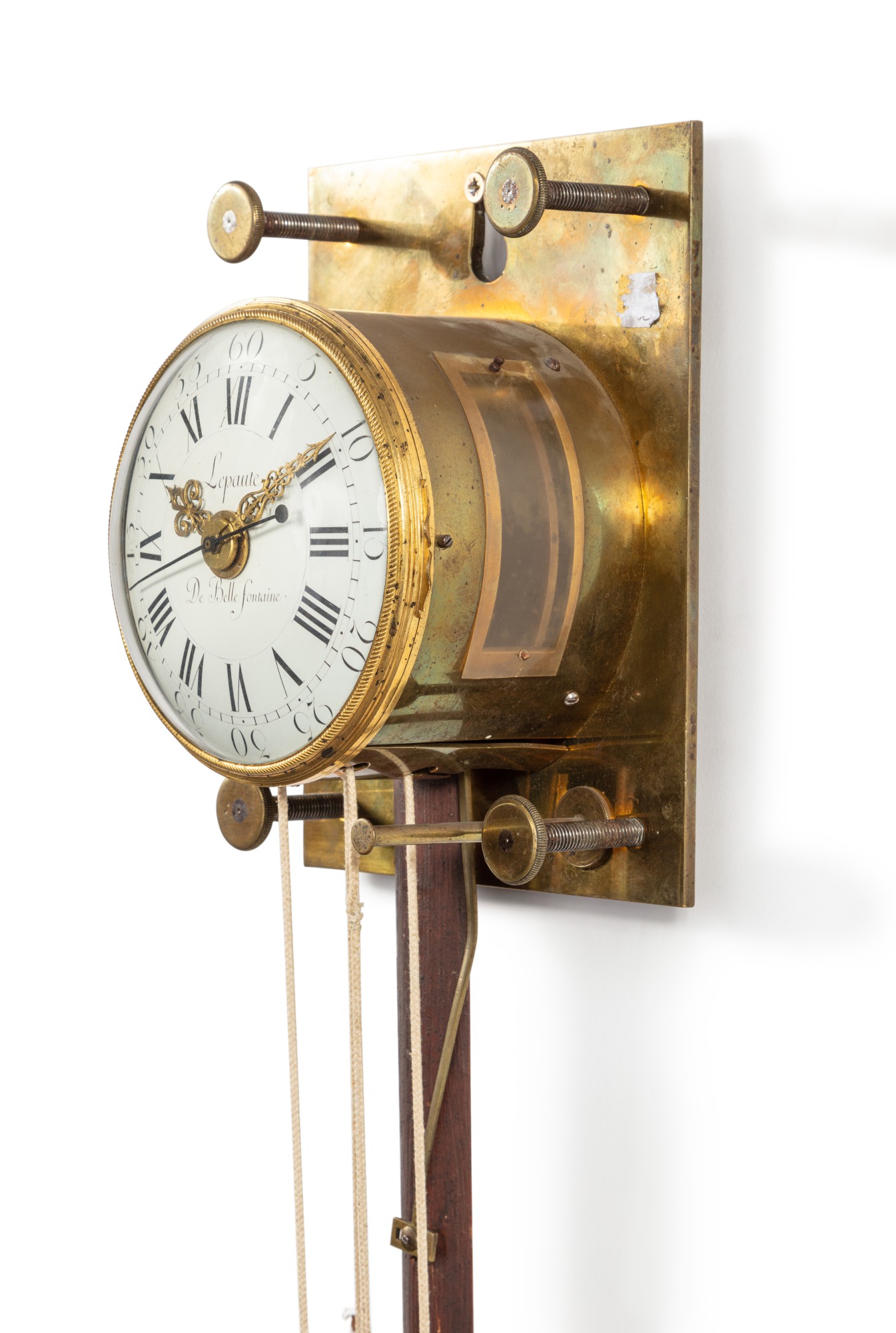 A brass mural regulator, Louis XV, circa 1760 | Régulateur mural en ...