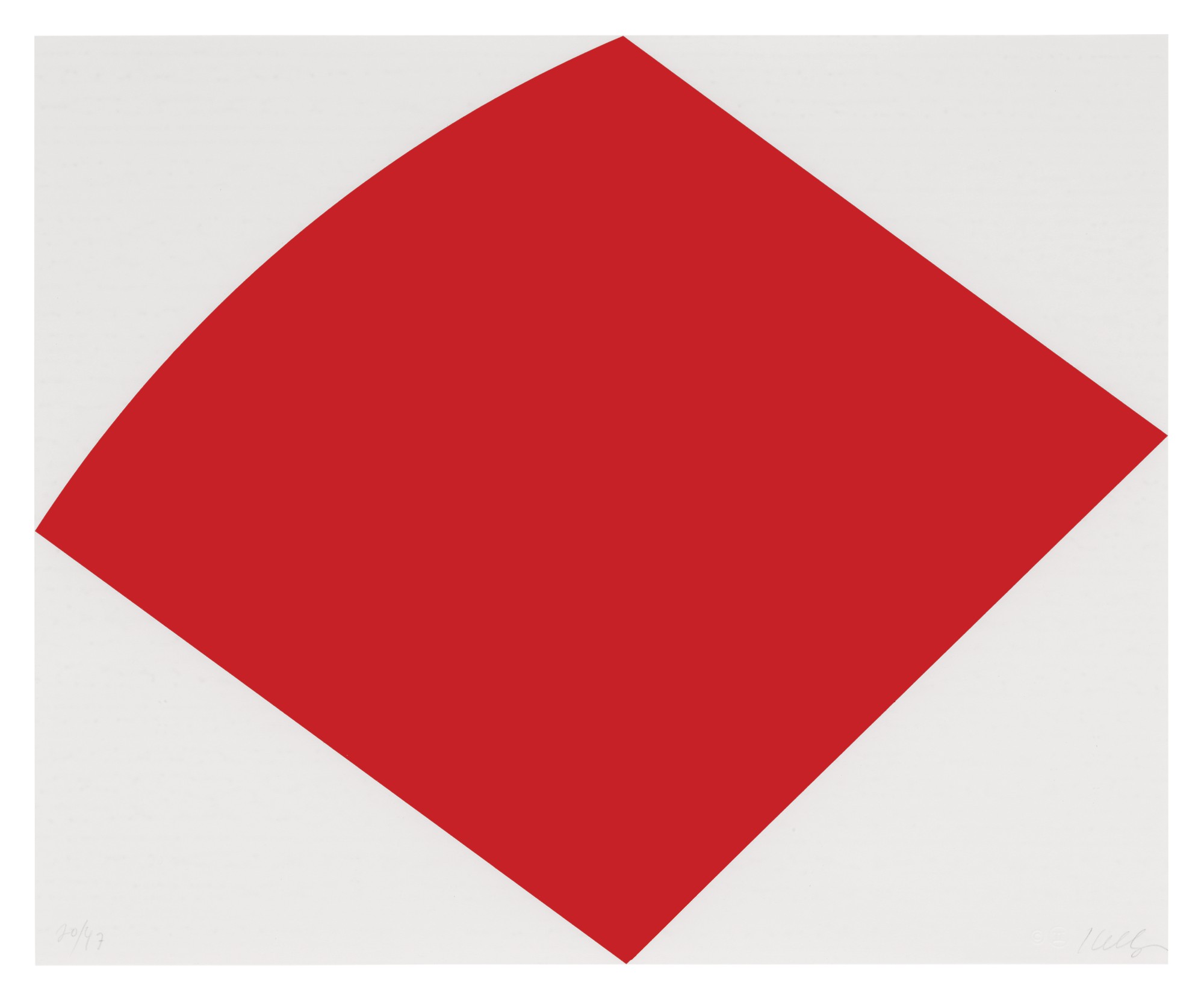 ELLSWORTH KELLY | RED CURVE (AXSOM 274) | Prints & Multiples | 2020 ...