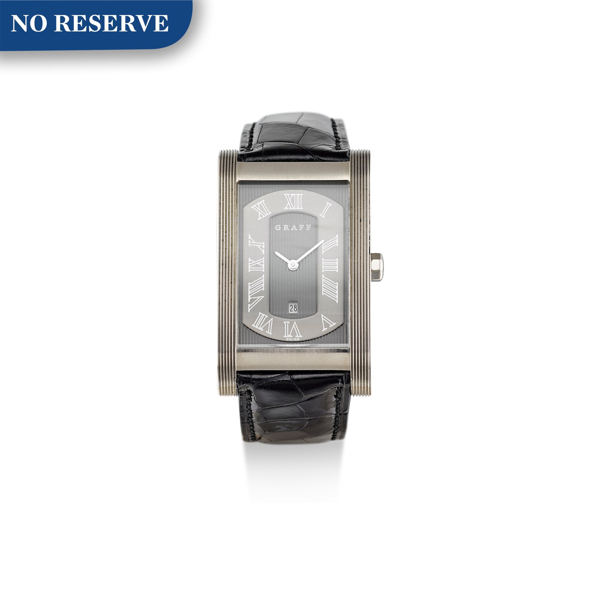 GRAFF | TANK A WHITE GOLD WRISTWATCH WITH DATE, CIRCA 2008 | Watches ...