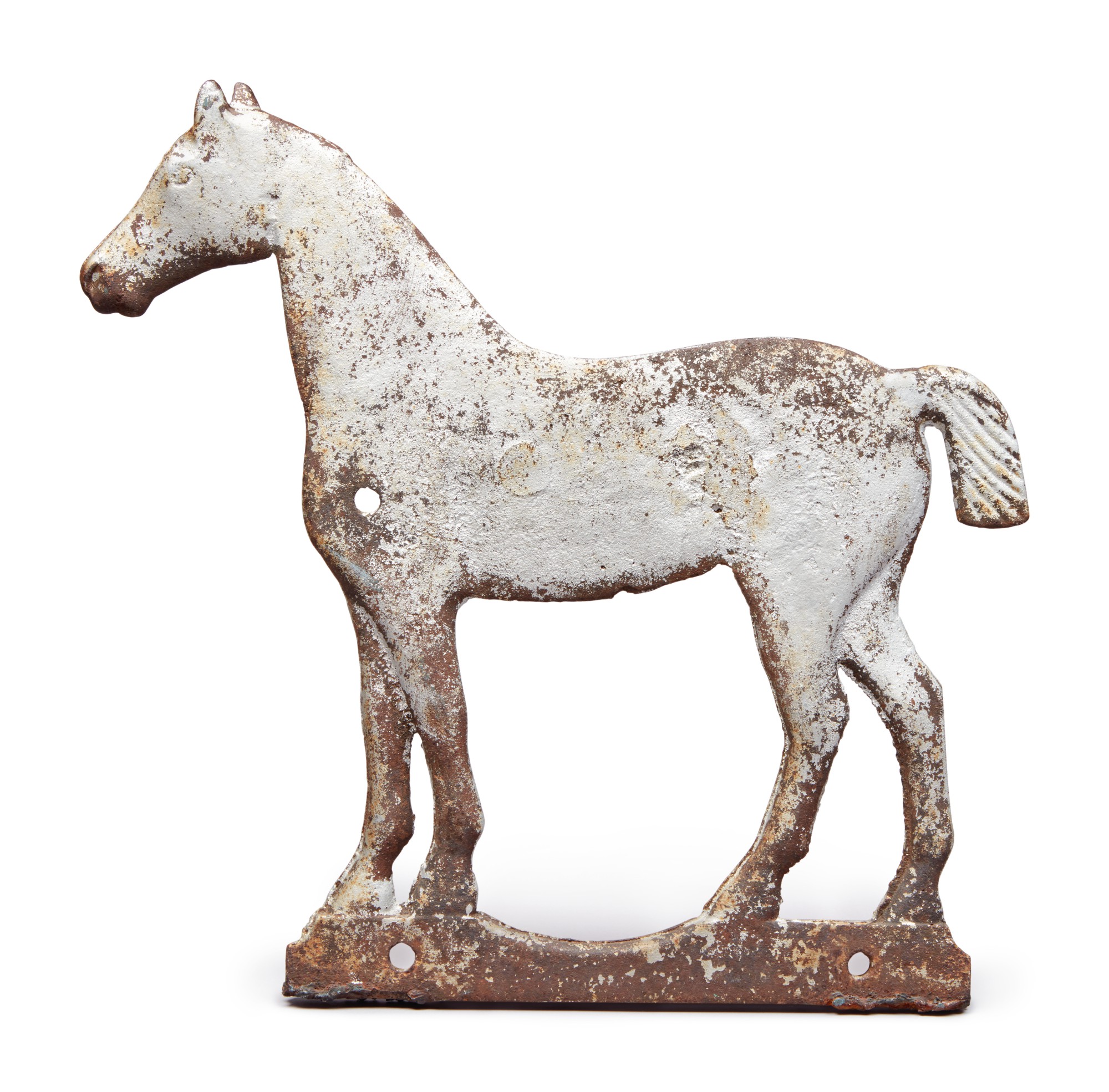 Molded Copper 'Black Hawk' Horse Weathervane, attributed to Harris and ...