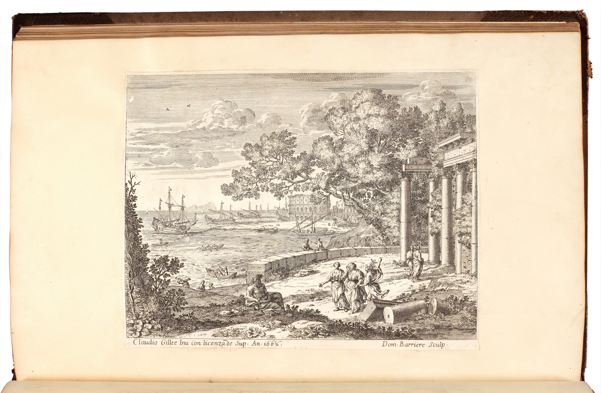 A collection of original etchings, London, 1816, original half morocco ...